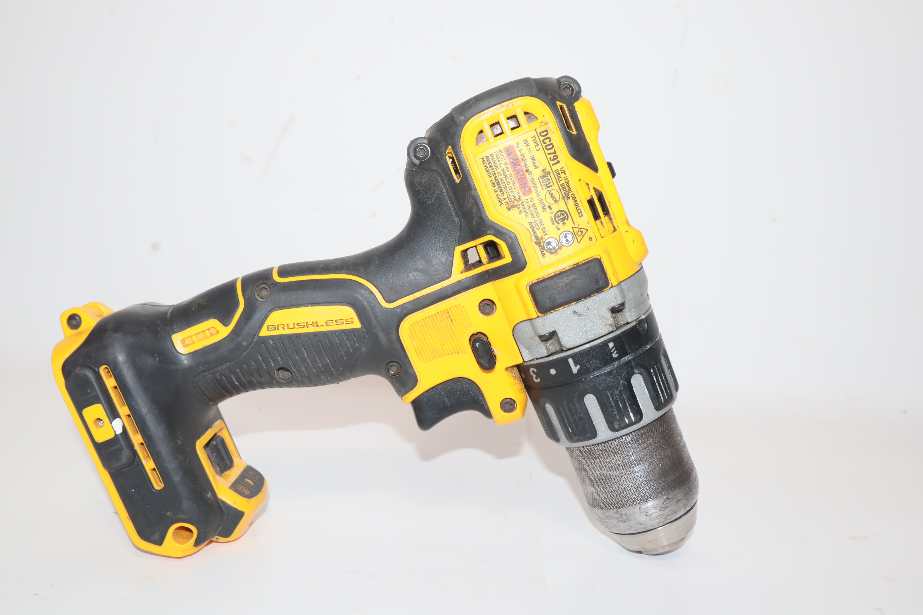 DeWalt DCD791 20V MAX XR Brushless Compact 1/2" Drill/Driver D791 Tool Only
