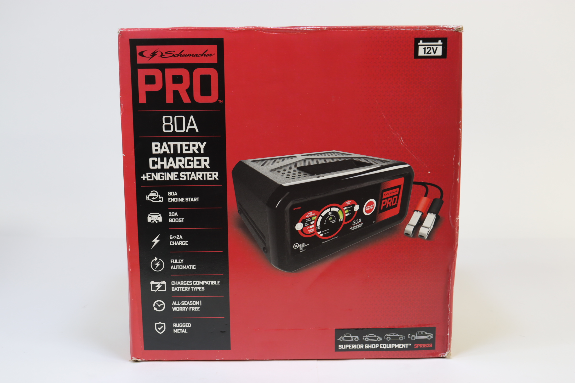 Schumacher Electric SPR-1629 Schumacher Pro Automotive 12-Volt Battery ...