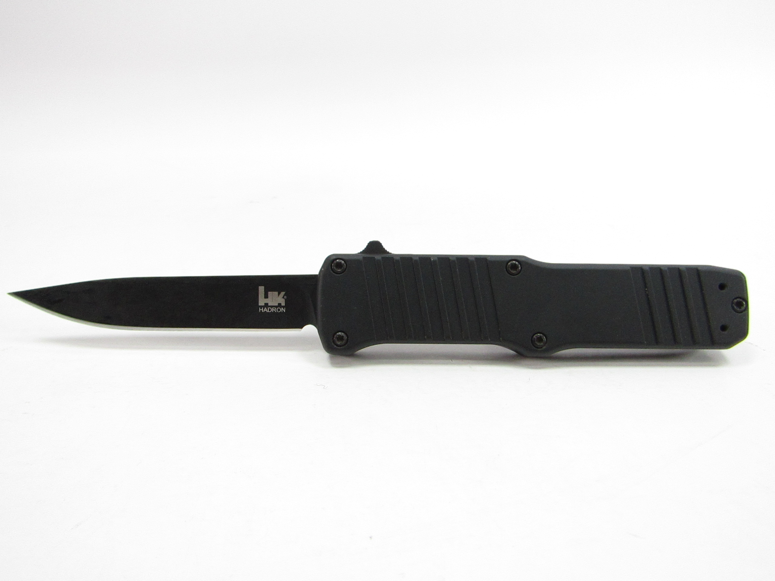 HK Heckler & Koch Knives 54010 Automatic 3.375" Black Aluminum Knife
