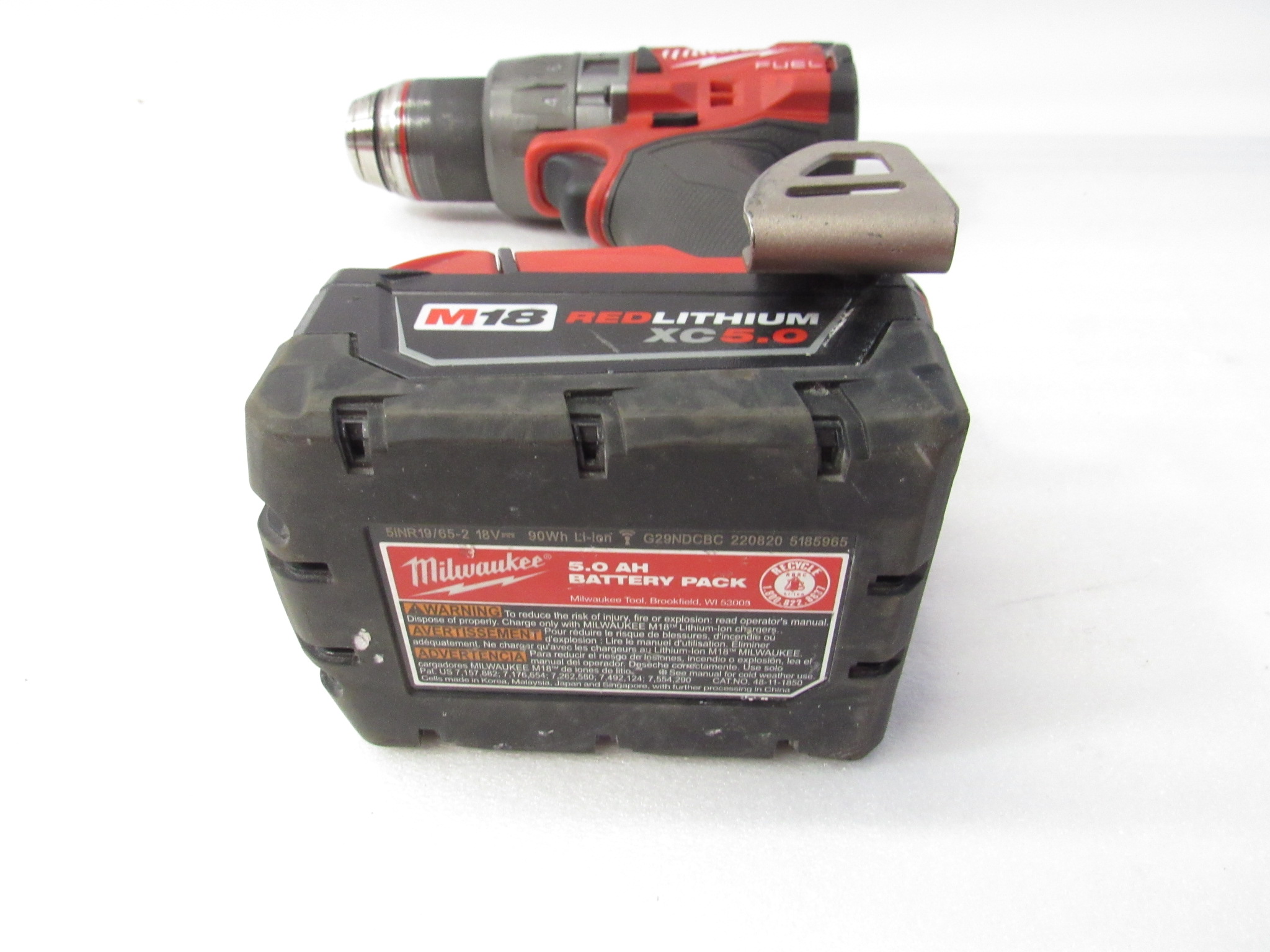 Milwaukee 2904-20 M18 FUEL Li-Ion Brushless Cordless 1/2" Hammer Drill ...