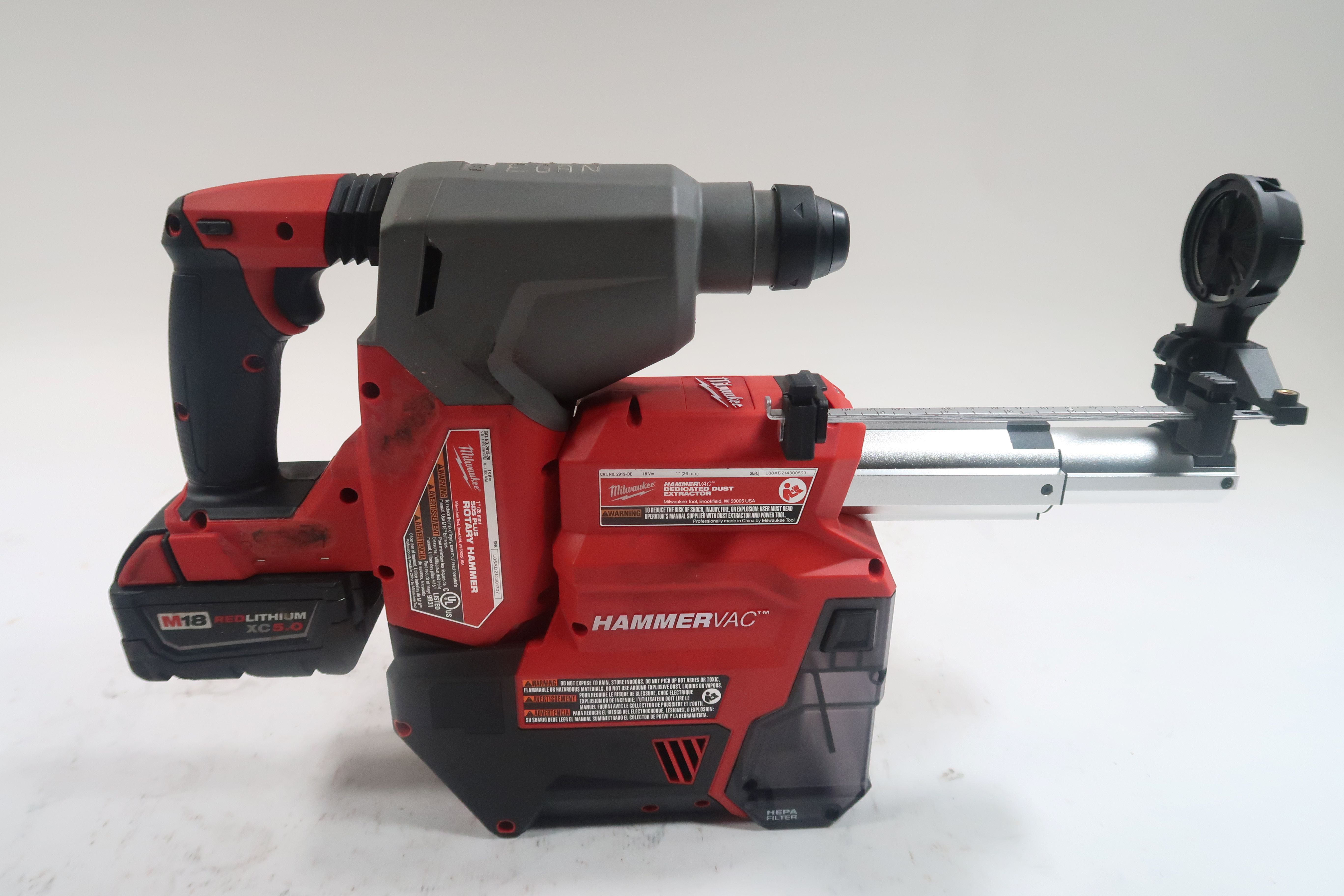 Milwaukee 2912-20 M18 FUEL 18V Brushless Cordless 1" SDS-Plus Rotary ...