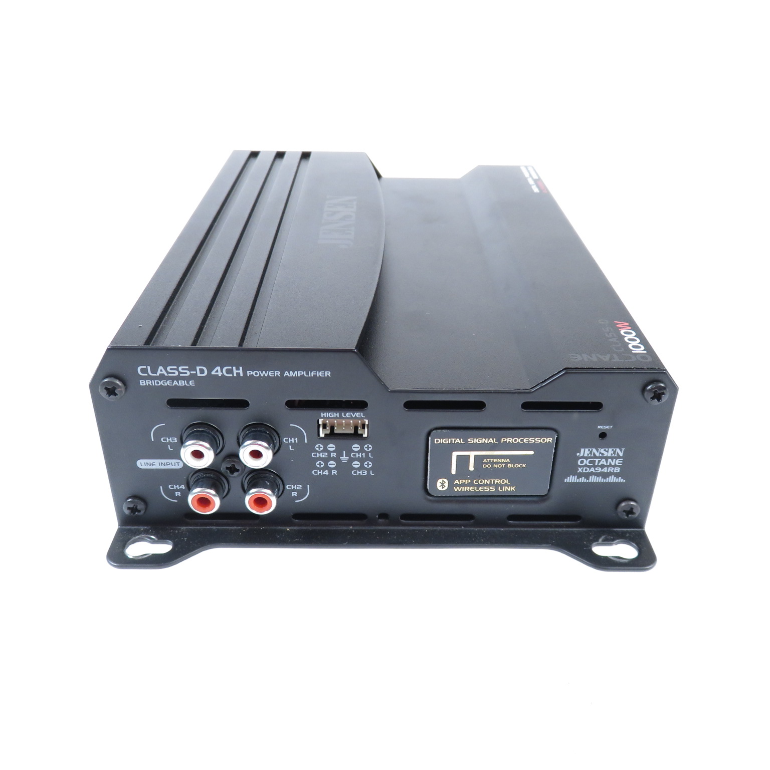 Jensen XDA94RB 1000-Watt Class D 4-Channel Bluetooth App Control Amplifier
