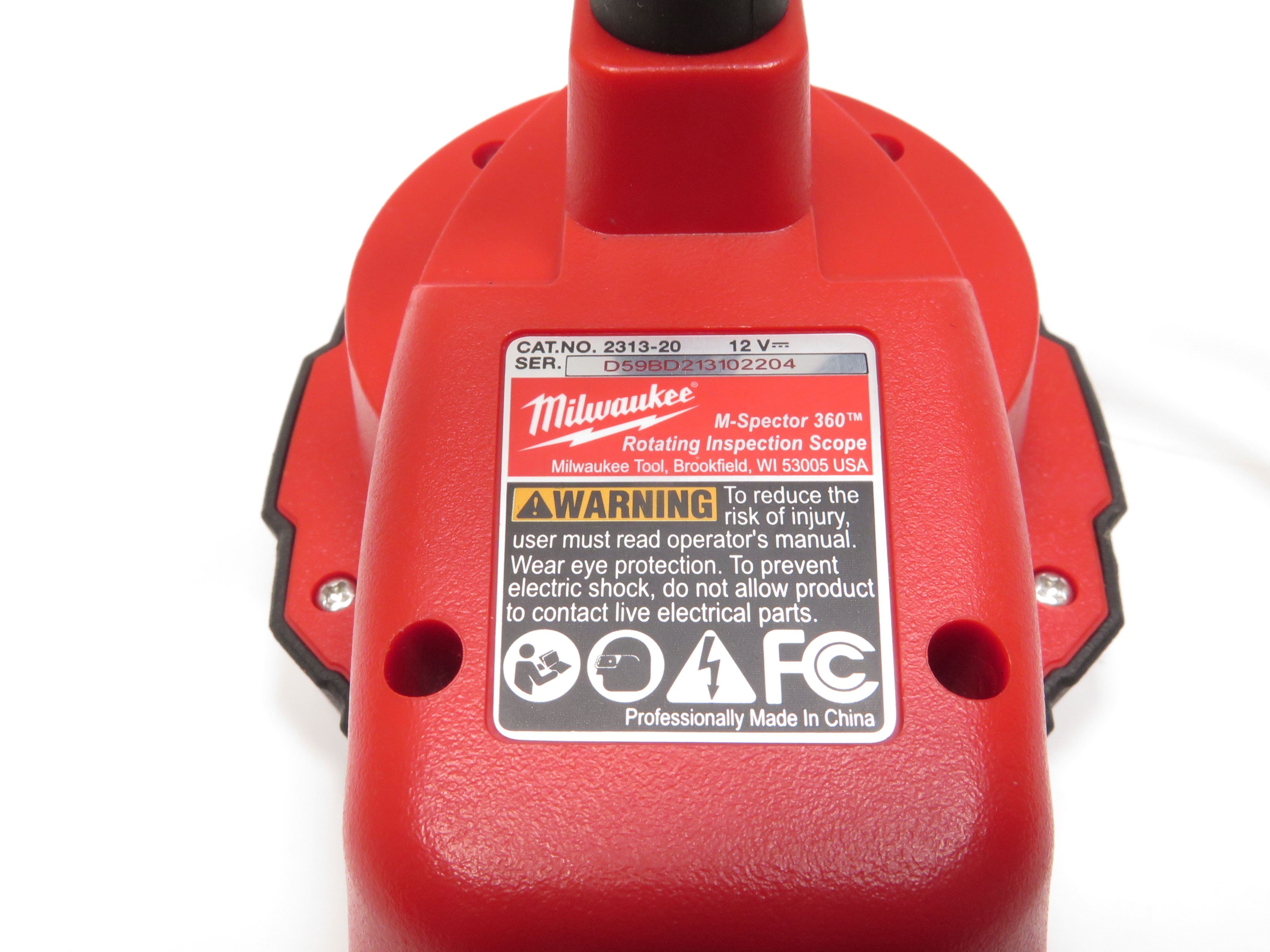 Milwaukee 2313-20 12-Volt Cordless M-Spector 360 Digital Inspection Camera