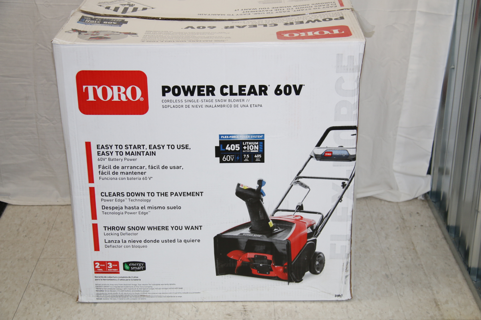 Toro 39901 21" 53 cm Power Clear e21 60V Snow Blower Local Pick Up Only