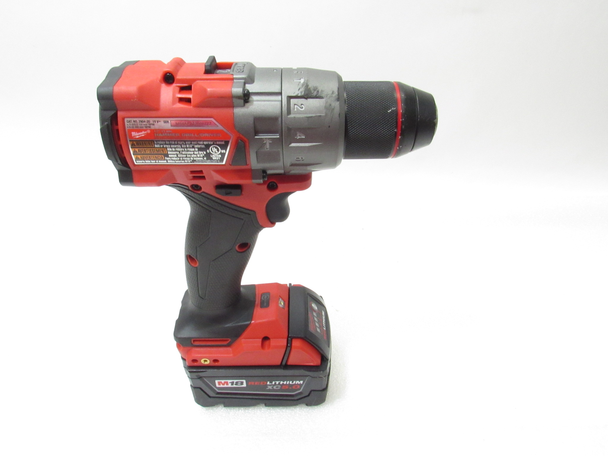 Milwaukee 2904-22 M18 FUEL 18V Brushless Cordless 1/2" Hammer Drill
