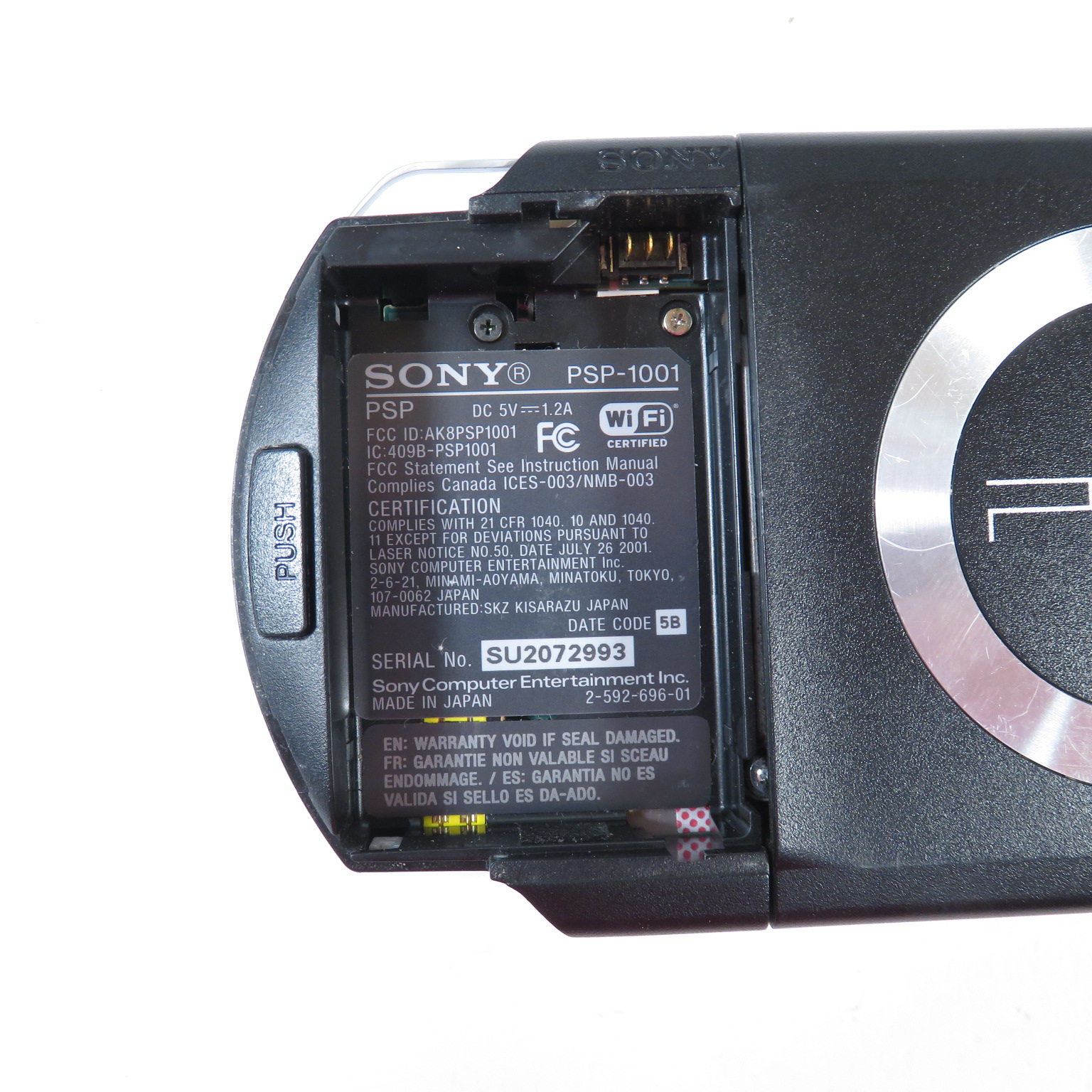Sony PlayStation Portable PSP-1001 4.3-Inch Portable Handheld Video ...