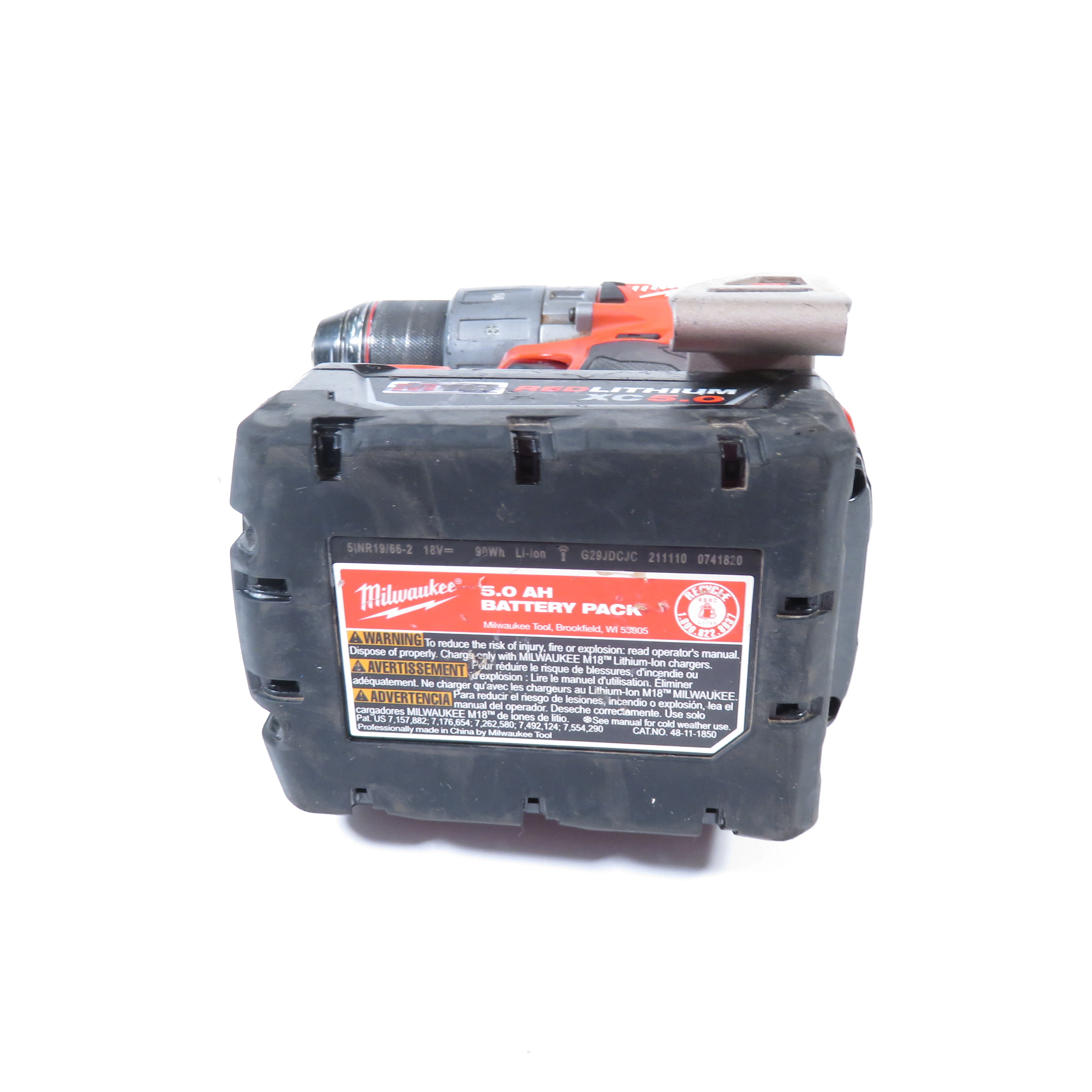 Milwaukee 2804-20 M18 18V Li-Ion Brushless Cordless 1/2" Hammer Drill ...