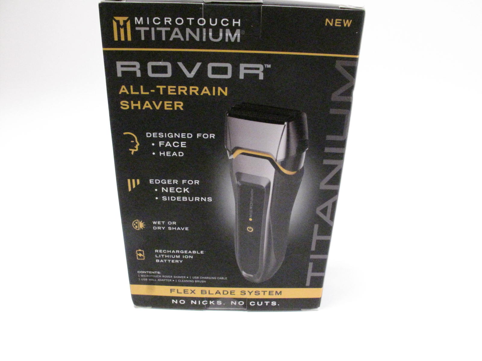 MicroTouch Titanium Rovor All Terrain Cordless Electric Shaver Wet/Dry