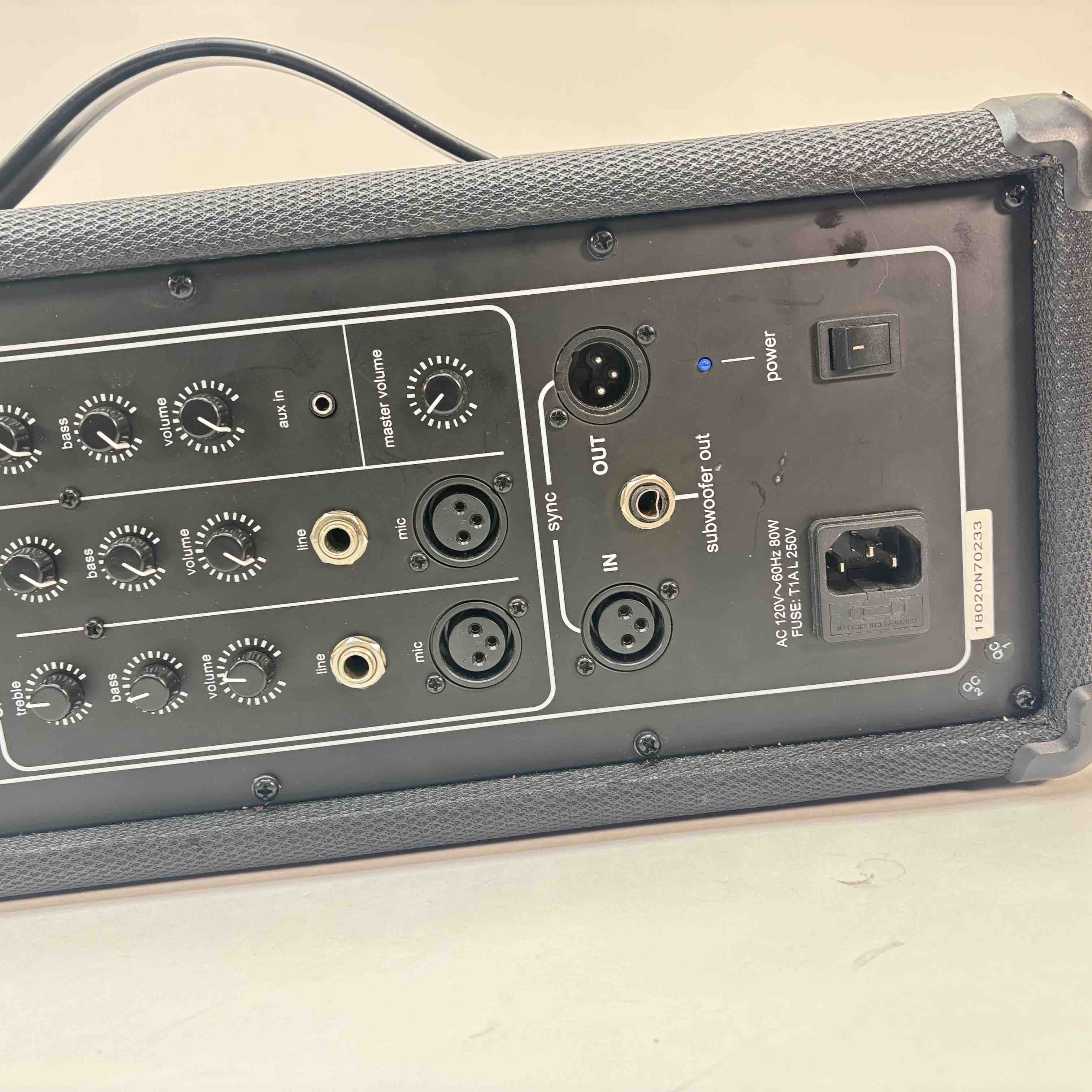 Kustom PA PA50 Personal PA System - Twin 4.5" Drivers - Three-channel Mixer