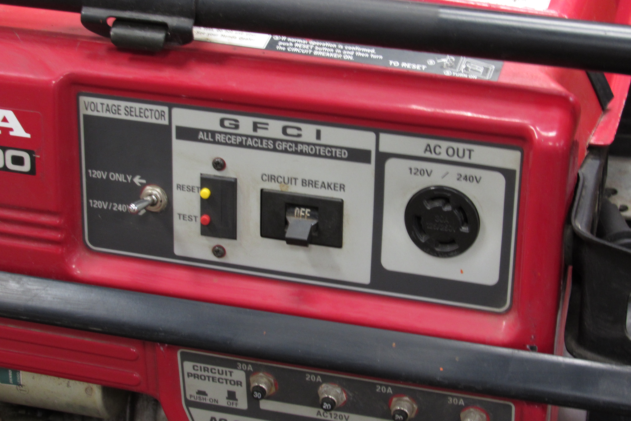 Honda EB6500SX 6500-Watt Gas-Powered Industrial Generator - Local Pick ...