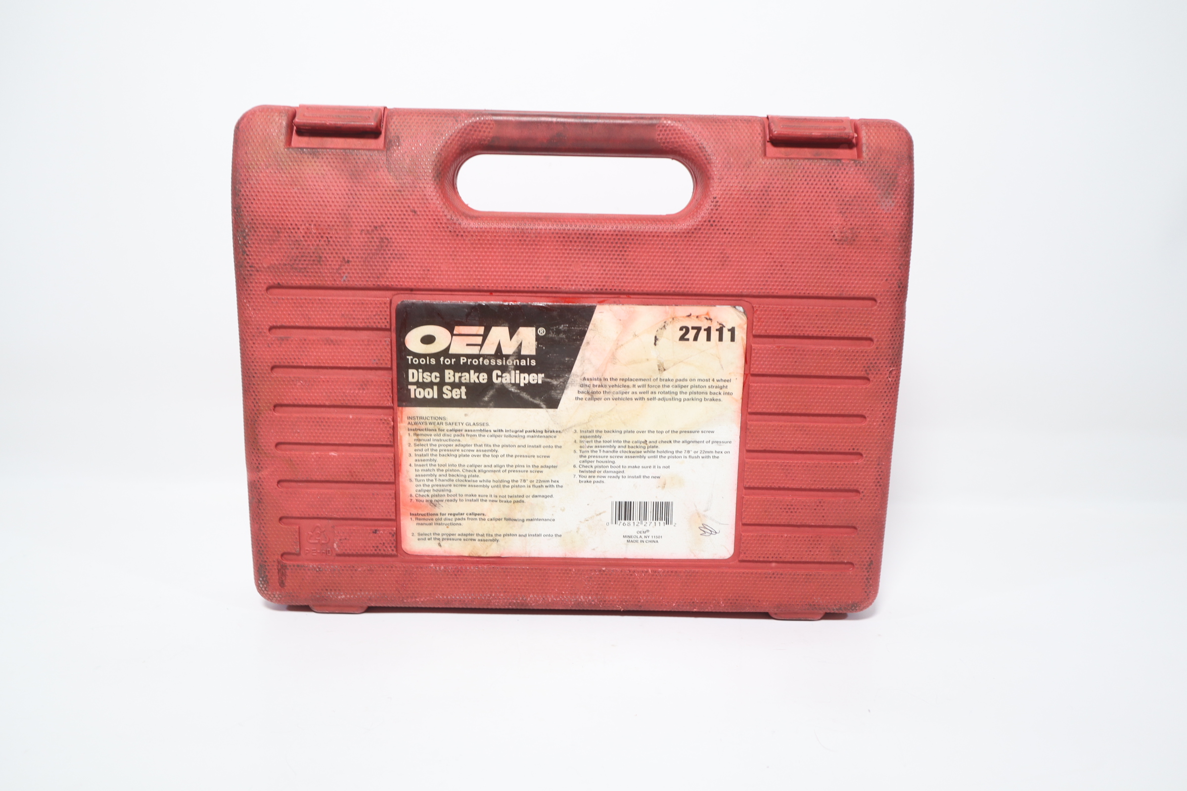 OEM 27142 42-Piece Thread Restorer Set & 27111 12-Pc Disc Brake Caliper ...