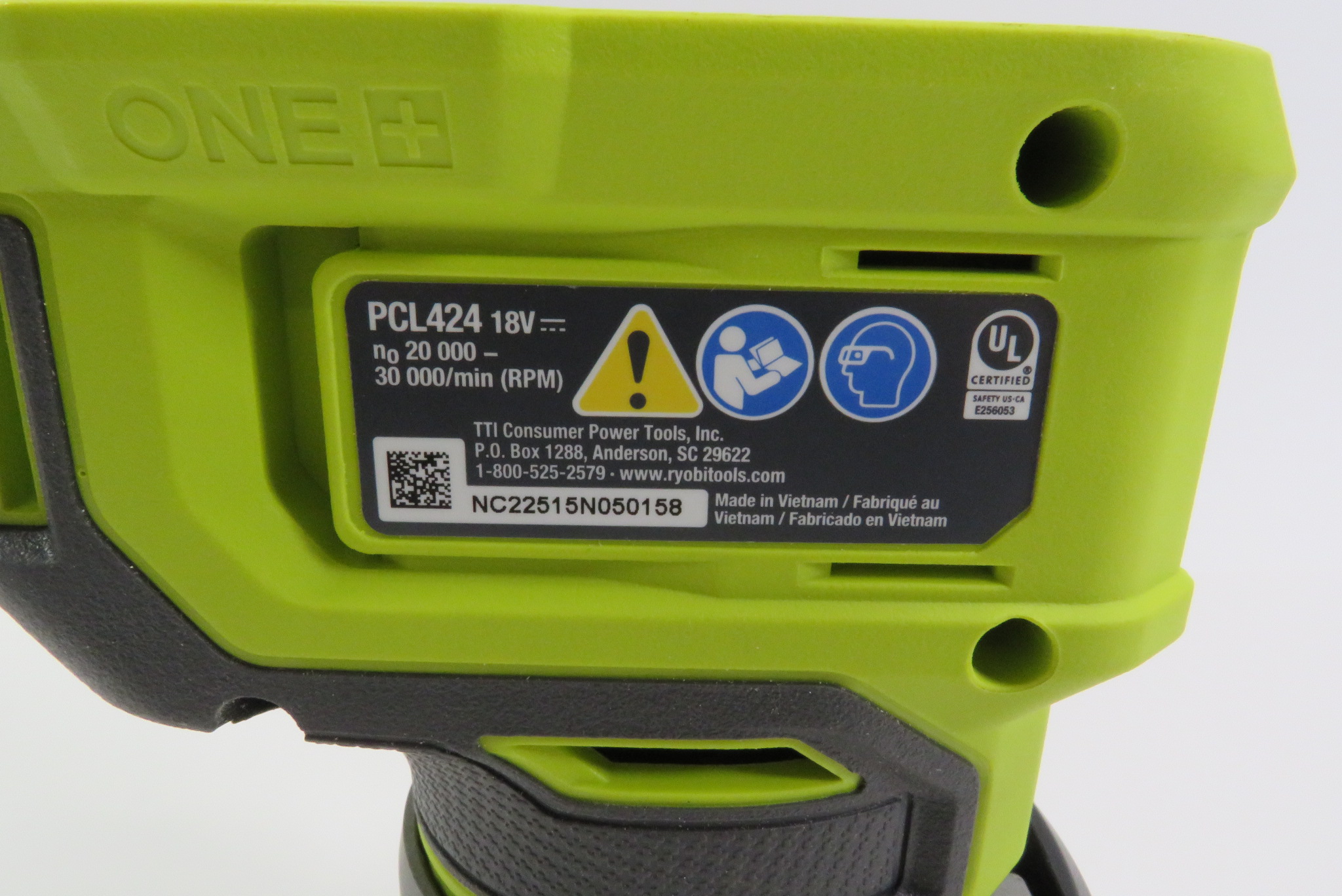 Ryobi PCL424B ONE+ 18V Cordless Compact Fixed Base Router