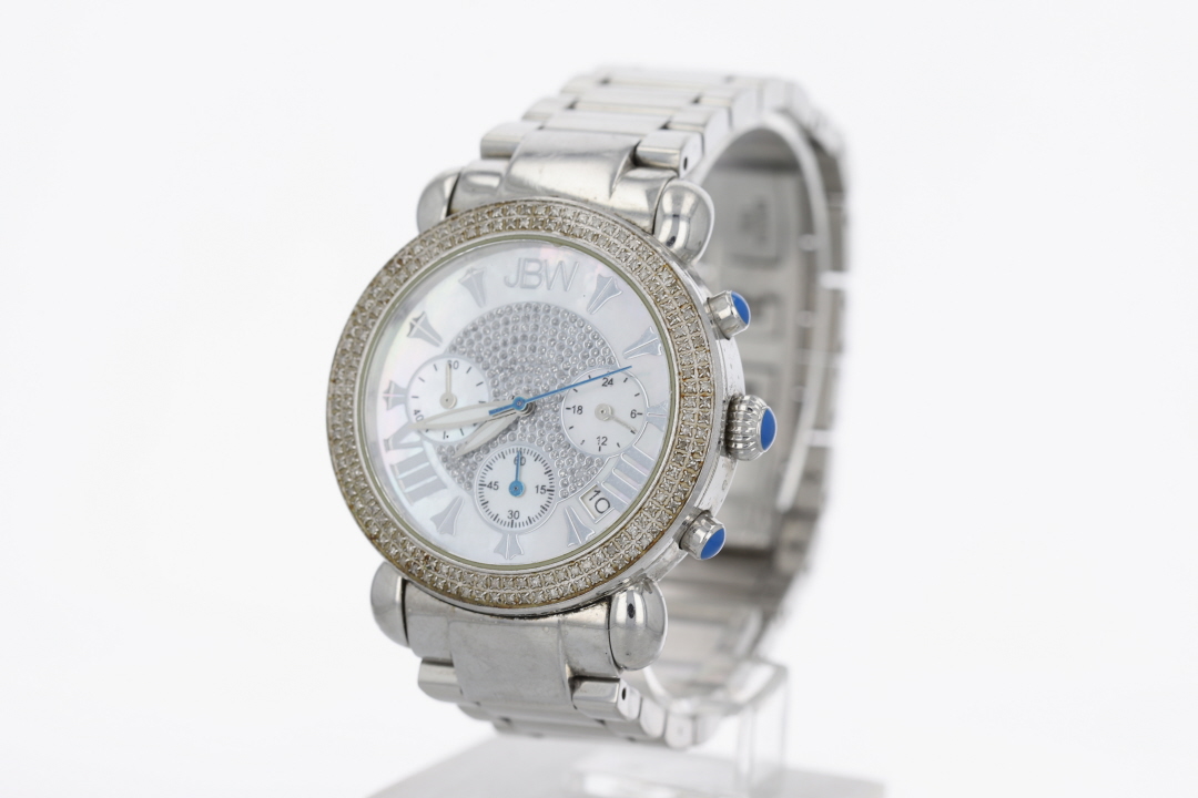 JBW Victory Diamond Accent Mother-of-Pearl Dial Stainless Steel Women's ...