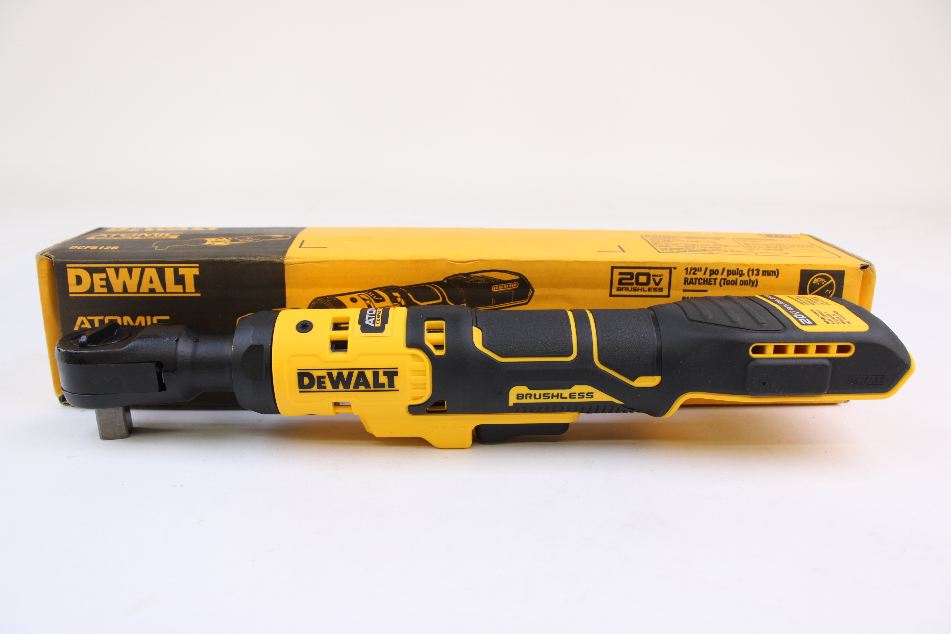 DeWalt DCF512B ATOMIC 20V MAX Lithium Ion Brushless Cordless 1/2" Ratchet