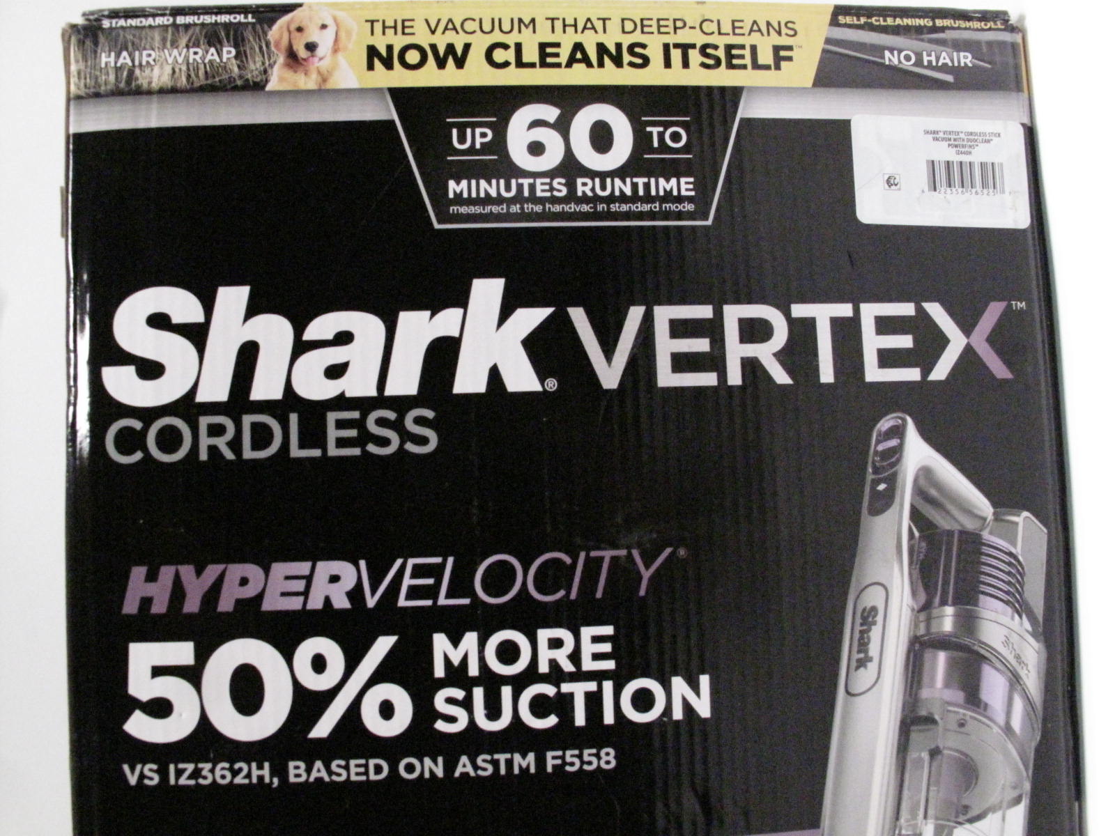 Shark Vertex IZ440H Cordless Stick Vacuum DuoClean PowerFins