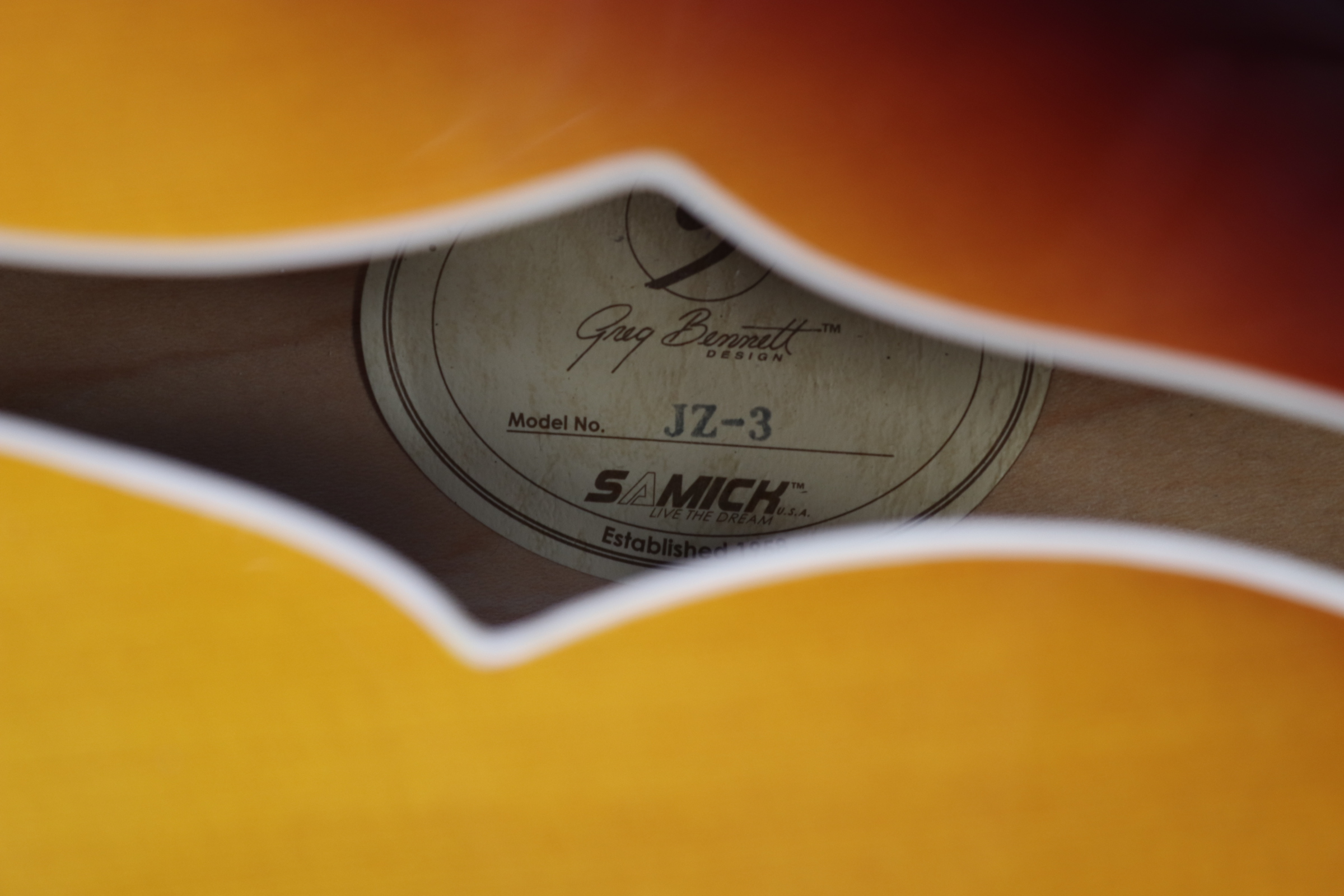 Samick JZ-3 Lasalle Greg Bennett 2004 Jazz Guitar