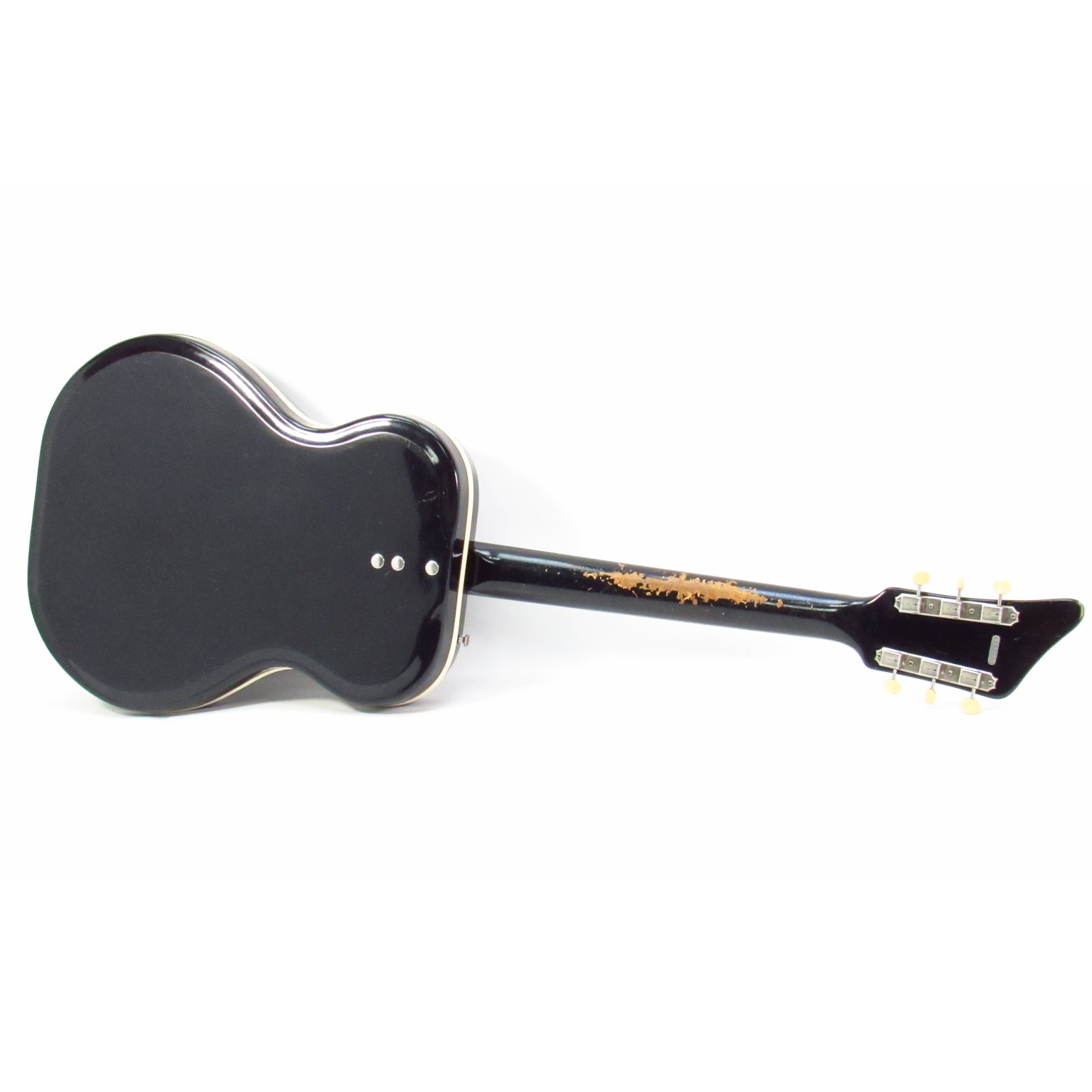 Airline Res-O-Glass Resonator 6-String Right-Hand Black Electric ...