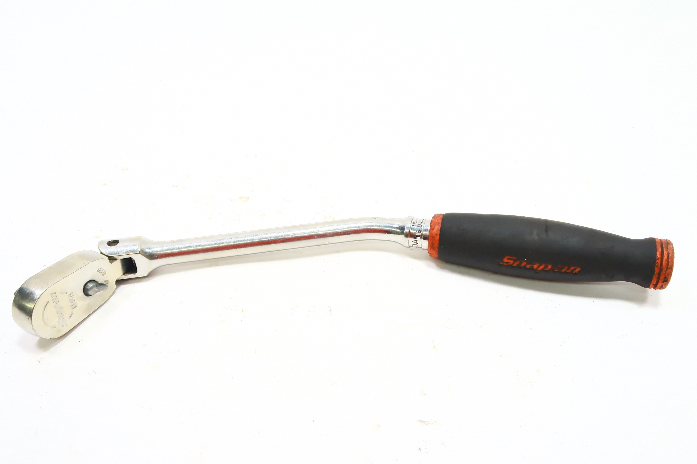 Snap-on FHBF80A 3/8" Dual 80 Tech Soft Handle Bent Flex Head Ratchet