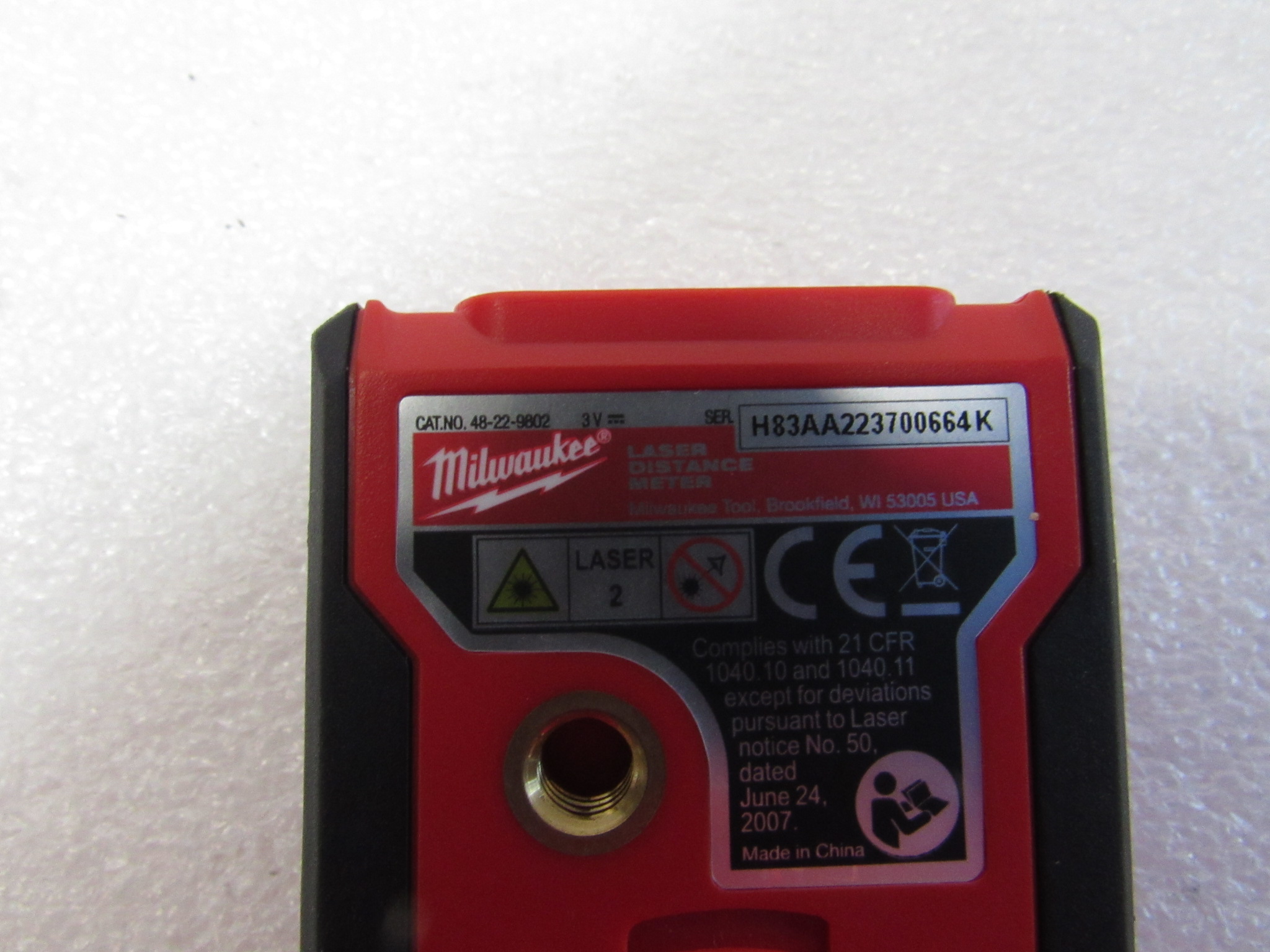 Milwaukee 48-22-9802 Laser Distance Meter