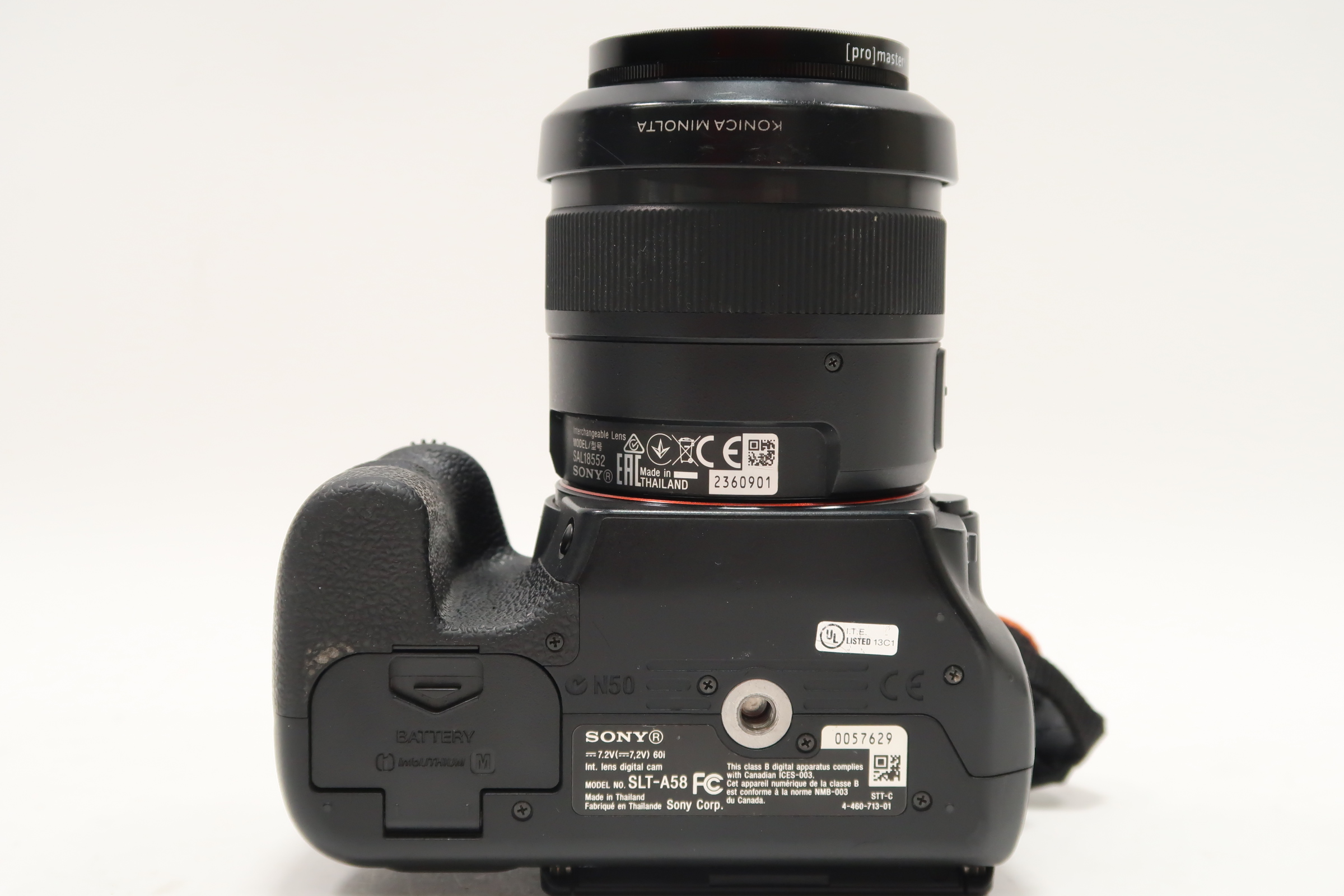 Sony Alpha a58 SLT-A58 20.1MP 1080i 60FPS Digital SLR Camera Bundle