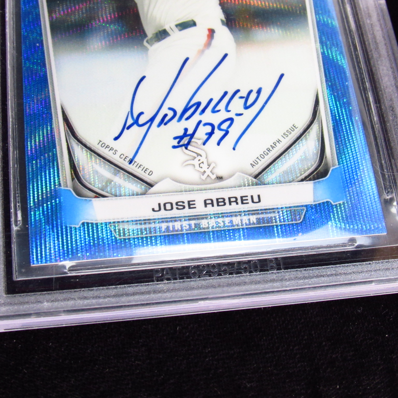 Jose Abreu BCAP-JAB Autographed Topps White Sox Beckett Gem Mint 9.5 ...