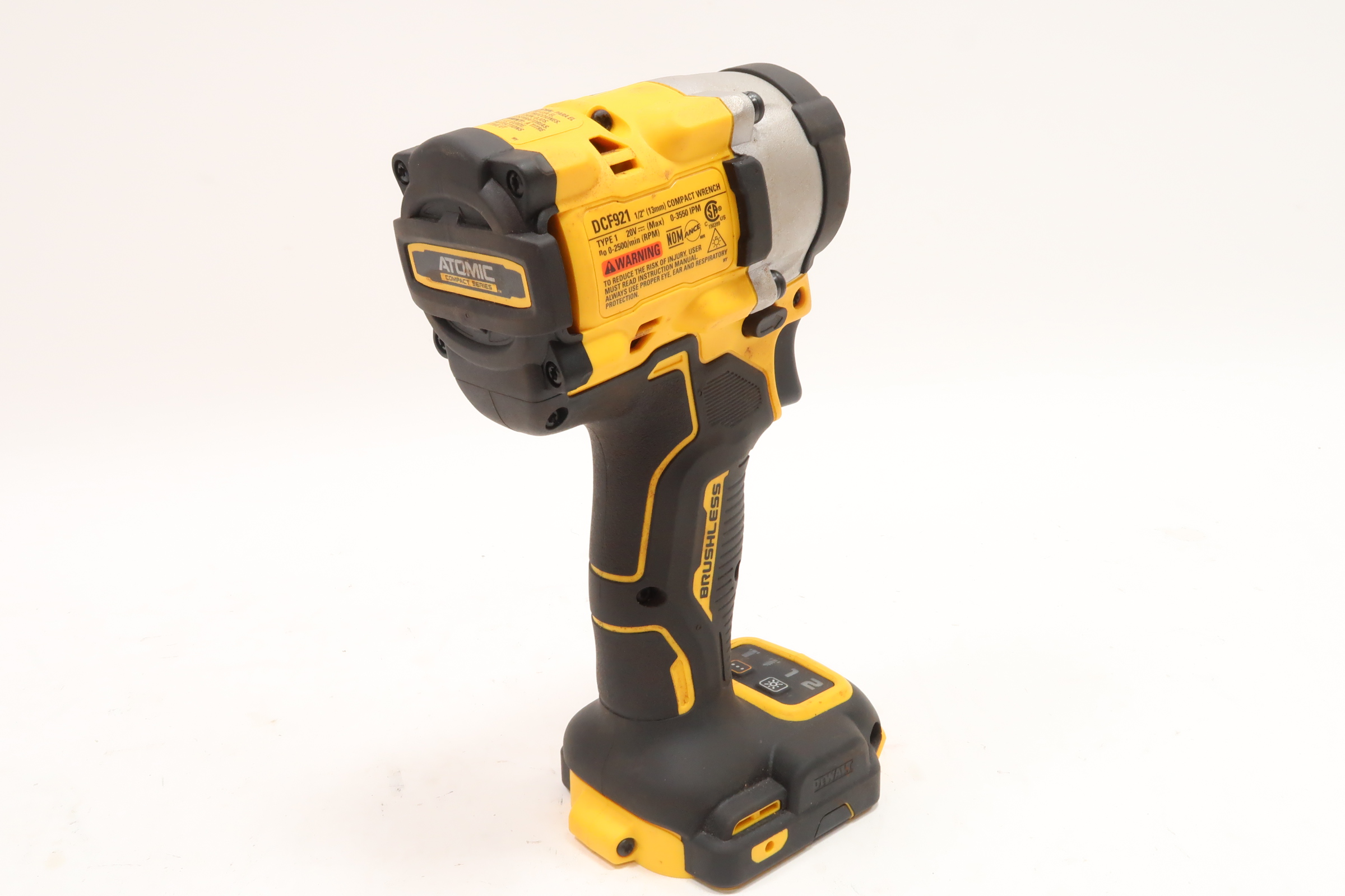 DeWalt DCF921 ATOMIC 20-Volt MAX Cordless Brushless 1/2 in. Impact Wrench