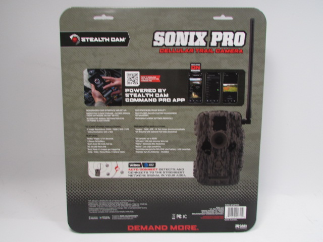 Stealth Cam Sonix Pro STC-SXPWC 26 MP LED Cellular Trail/Game Cam ...