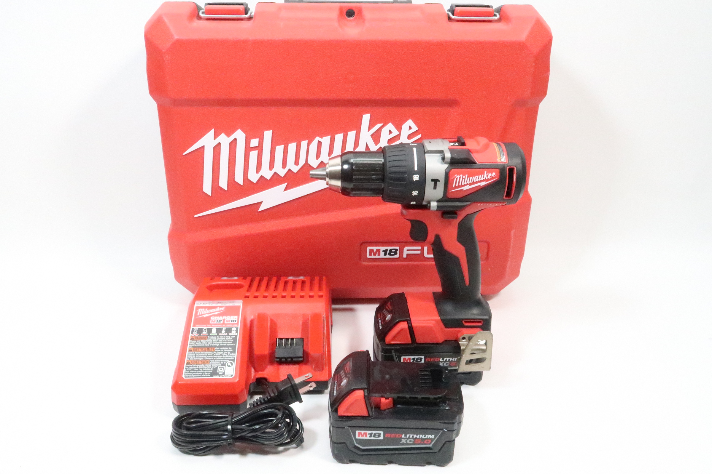 Milwaukee 2902-20 18V Lithium-Ion Brushless Cordless 1/2" Compact ...