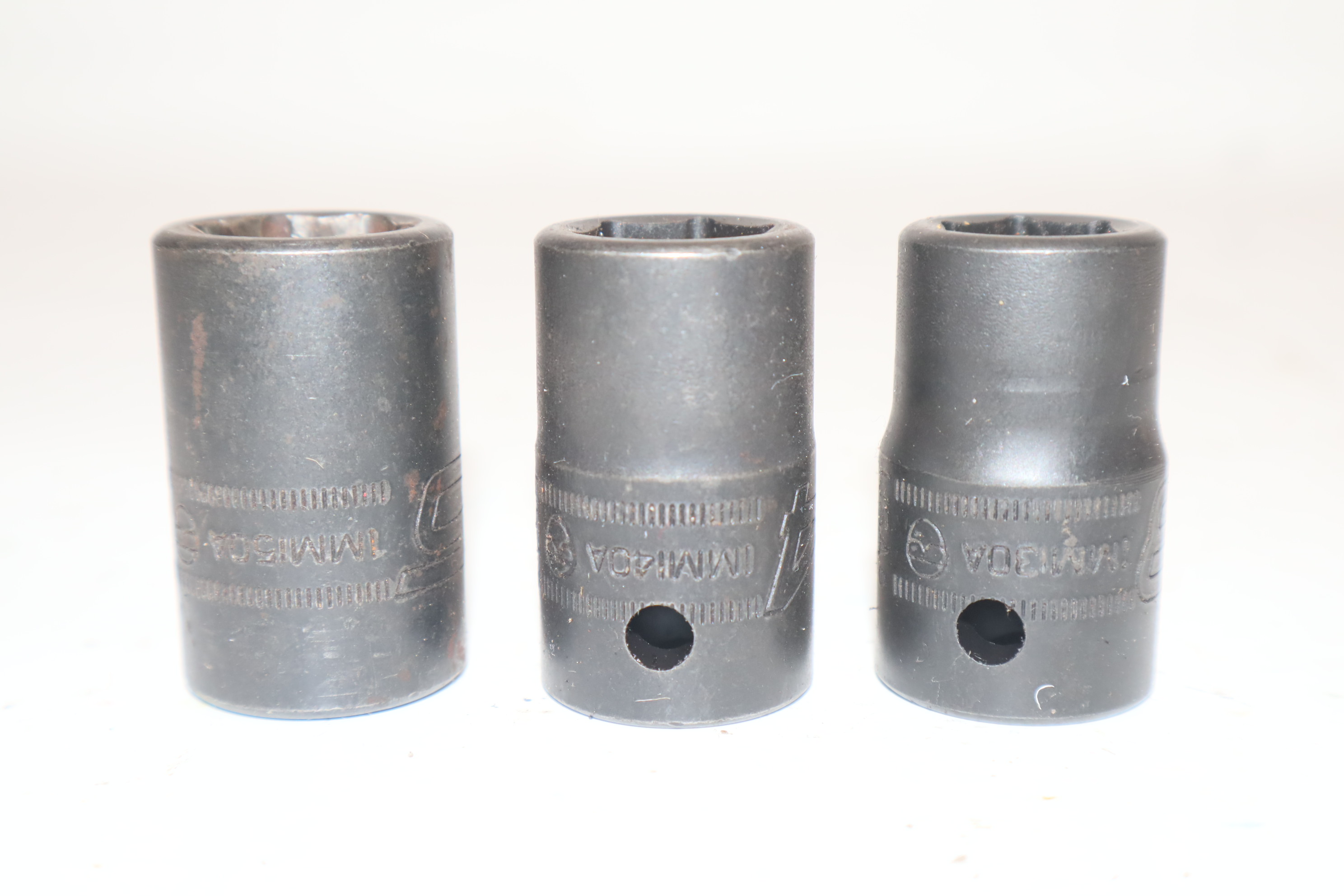 Snap-on Tools 15-Piece 1/2" Drive 6 Pt Metric Flank Drive Shallow Impact Socket