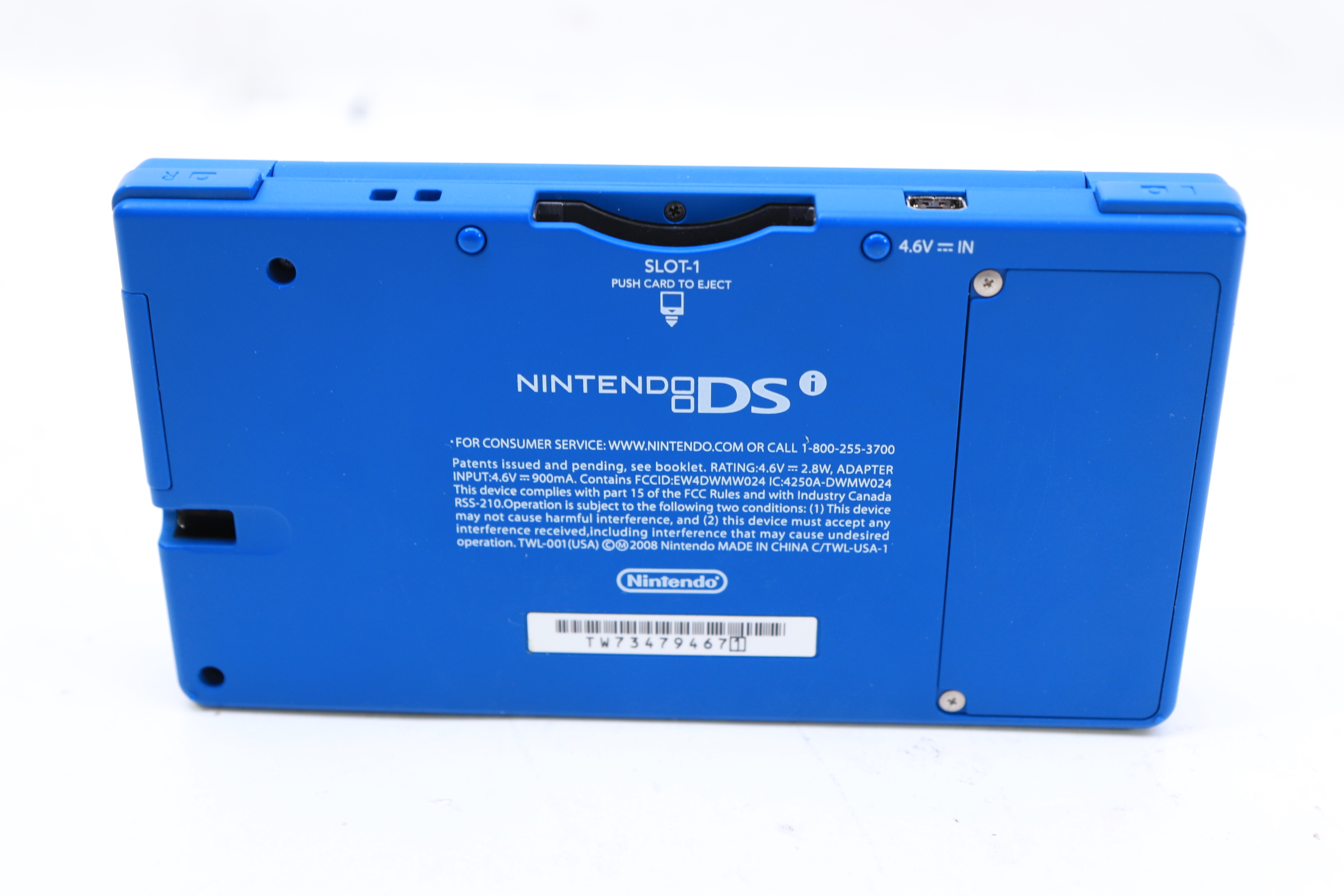 Nintendo TWL-001 Dual-Screen Handheld Video Game System DSi - 1696