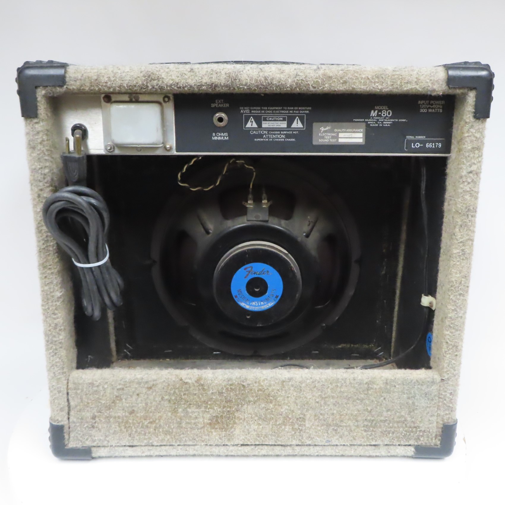 Fender M-80 2-Channel 80W RMS 1x12" Guitar Amplifier (Local Pick-Up Only)