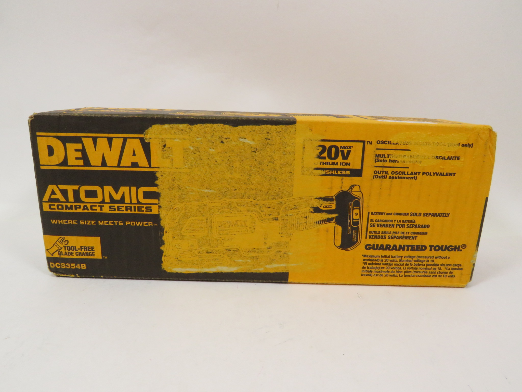 DeWalt DCS354B 20V MAX Atomic Compact Cordless Oscillating Multi Tool