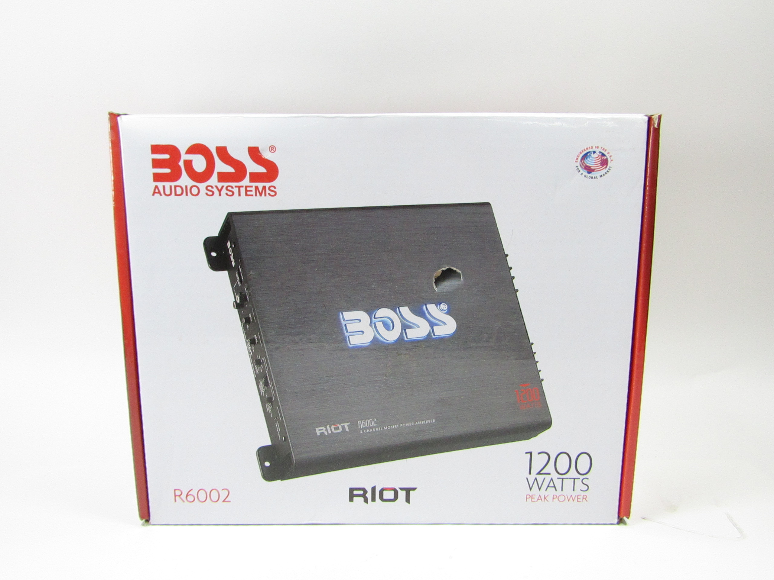 Boss Audio Systems R6002 Riot 1200 Watt 2-Channel Car Amplifier