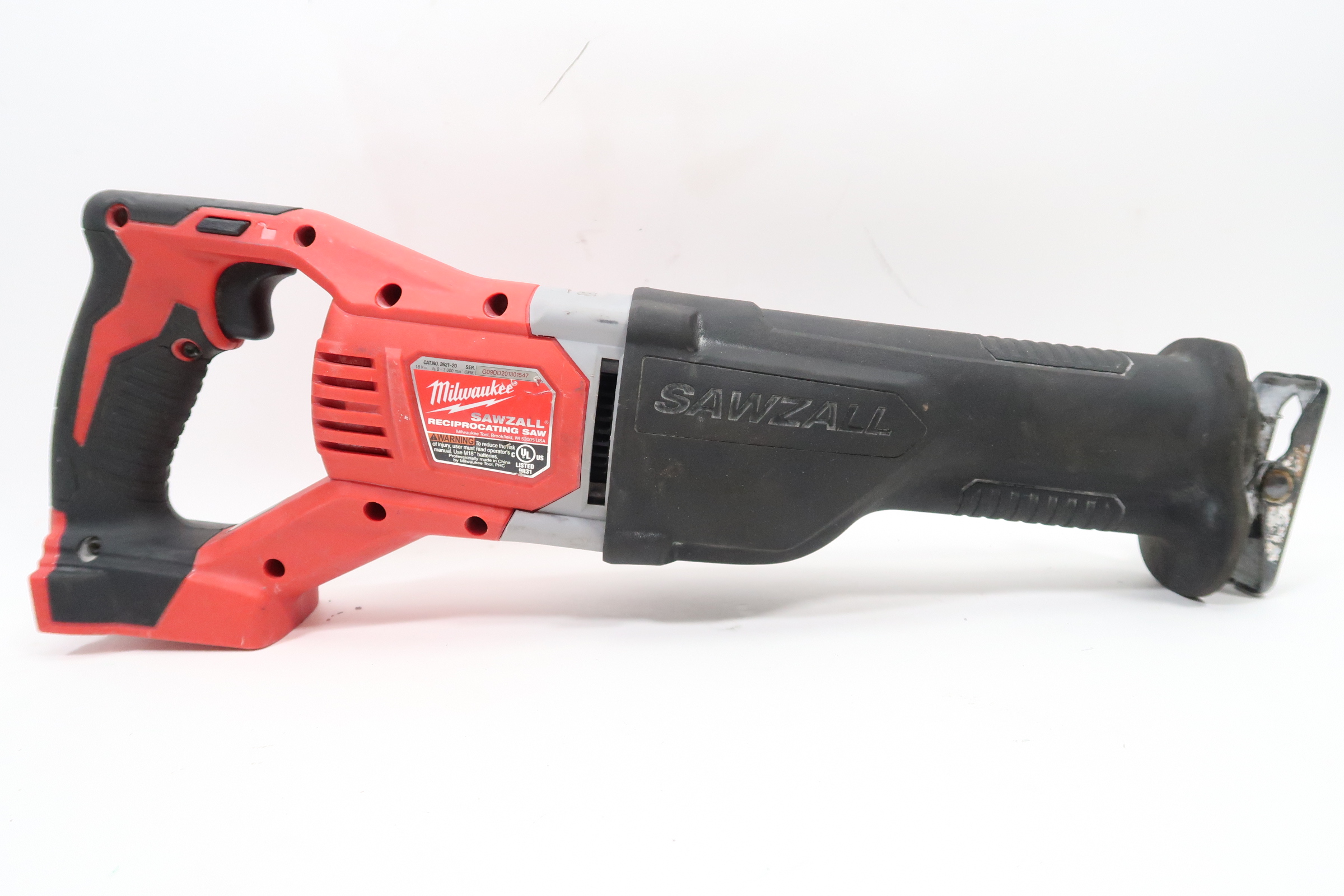 Milwaukee 2621-20 18V Lithium-Ion Cordless SAWZALL Reciprocating Saw