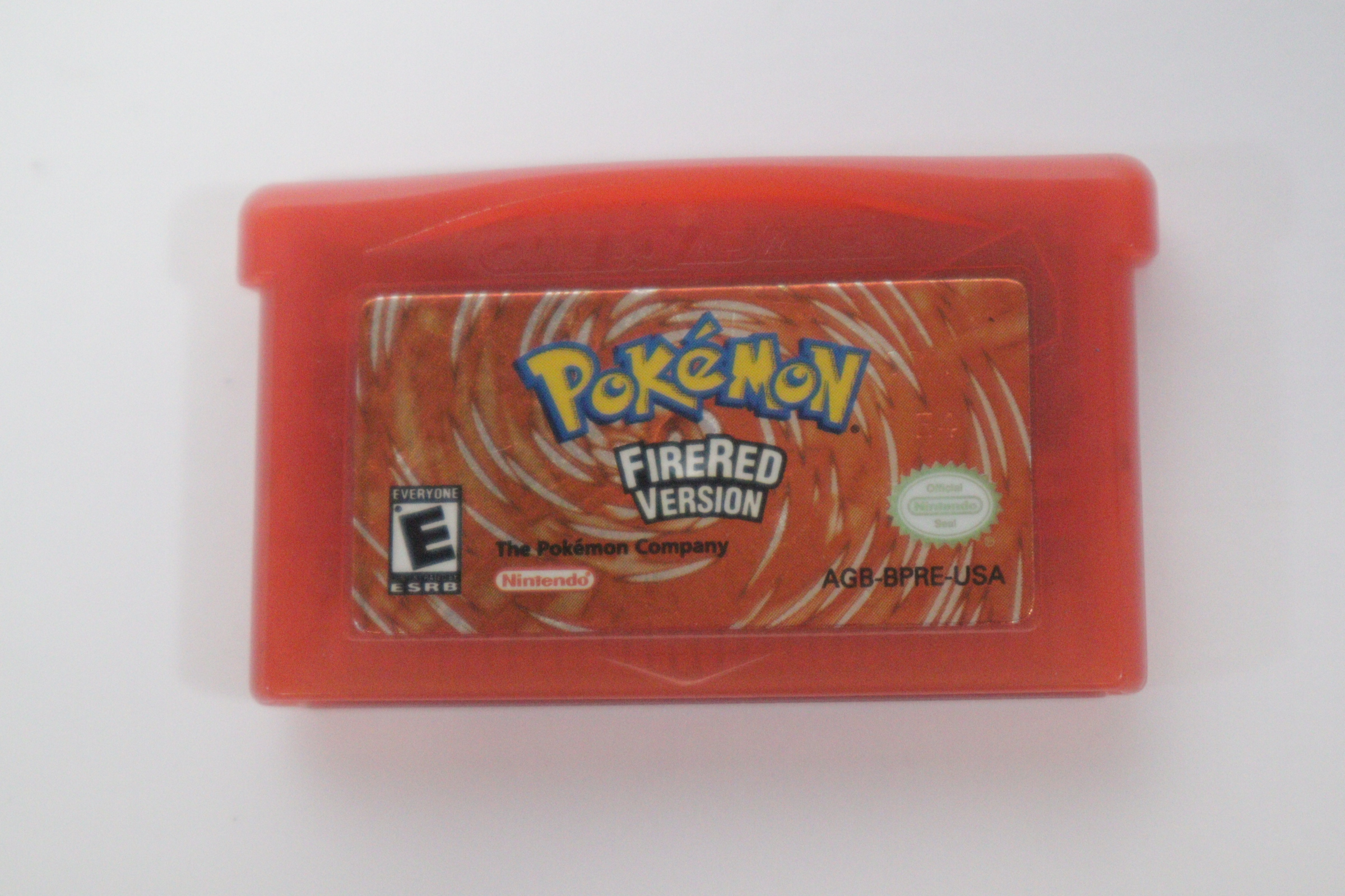 Nintendo Gameboy Advanced Pokemon FireRed Version AGB-BPRE-USA Gaming ...