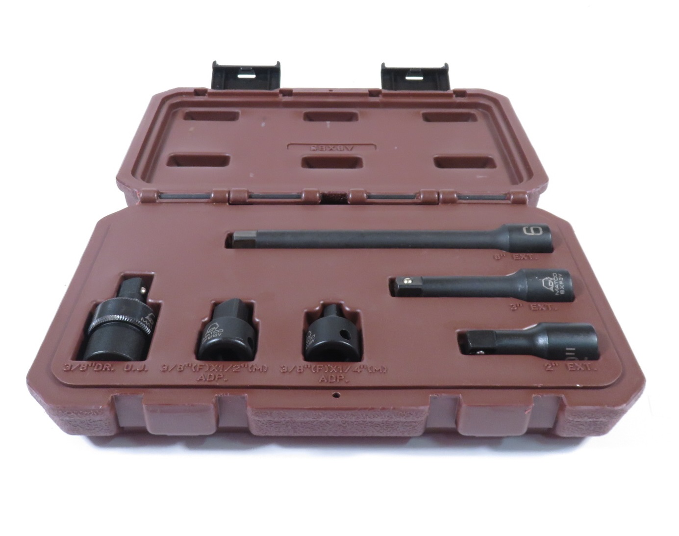 Matco Tools SBX6V 3/8" Drive 6-Piece ADV Impact Adapter & Extension Set