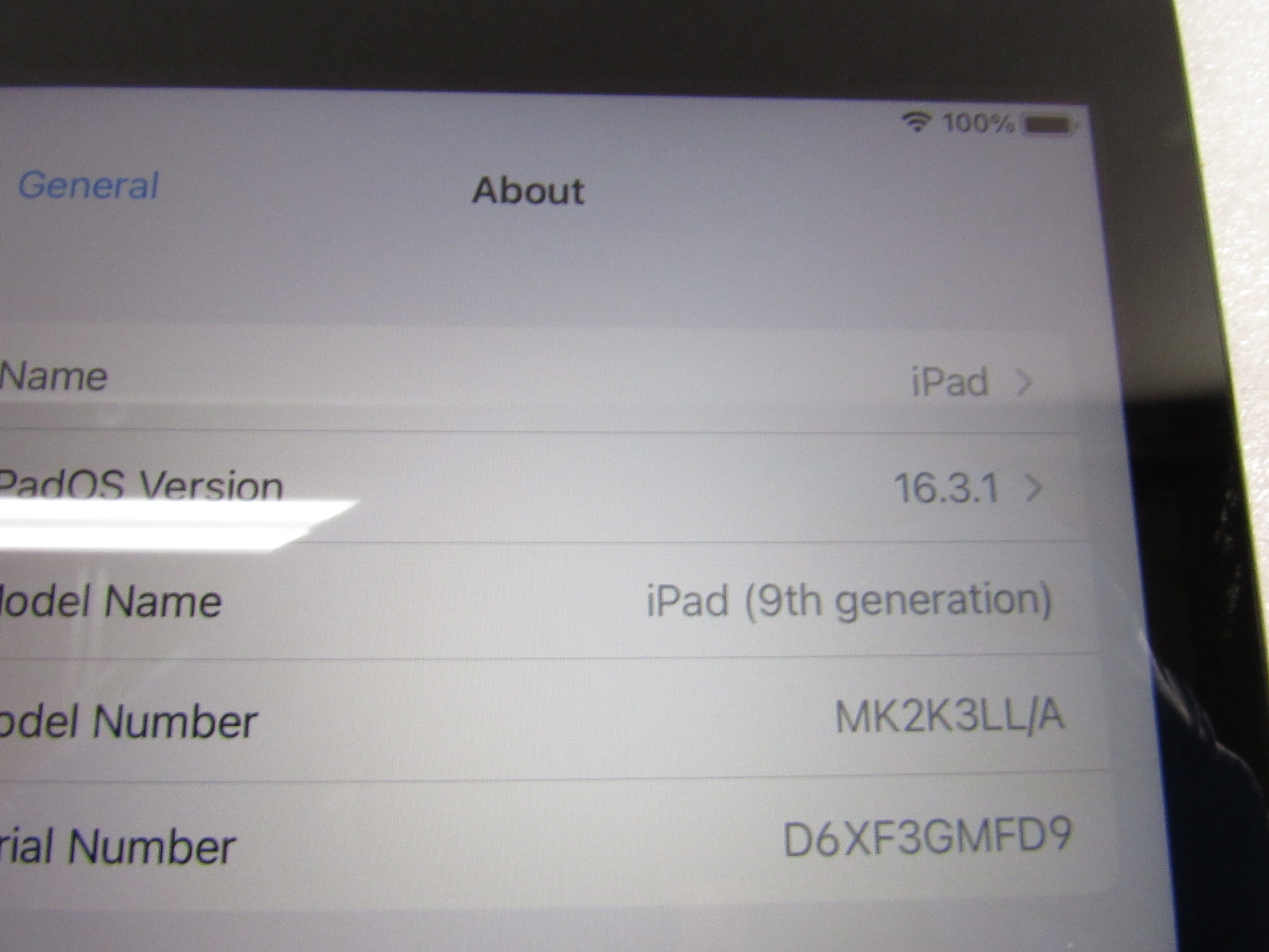 Apple iPad MK2K3LL/A A2602 10.2" 9th Gen (Wi-Fi Only) 64GB Storage Tablet