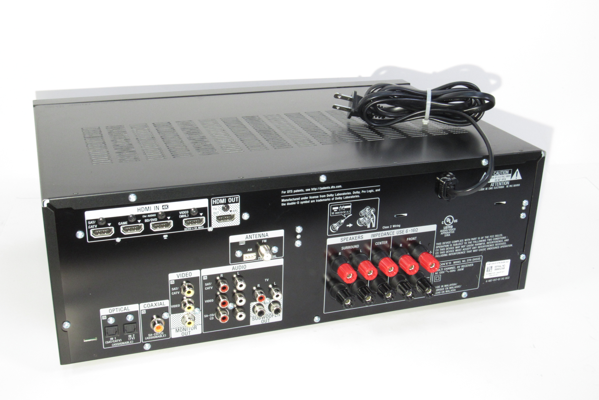 Sony STR-DH550 5.2-Channel AV Receiver - Local Pick-Up Only