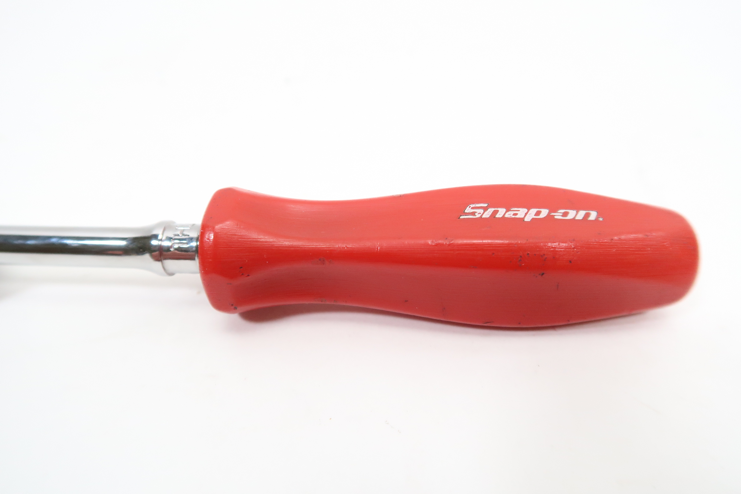 Snap On THLD72 1/4" Drive Hard Grip Long Handle Ratchet - Red