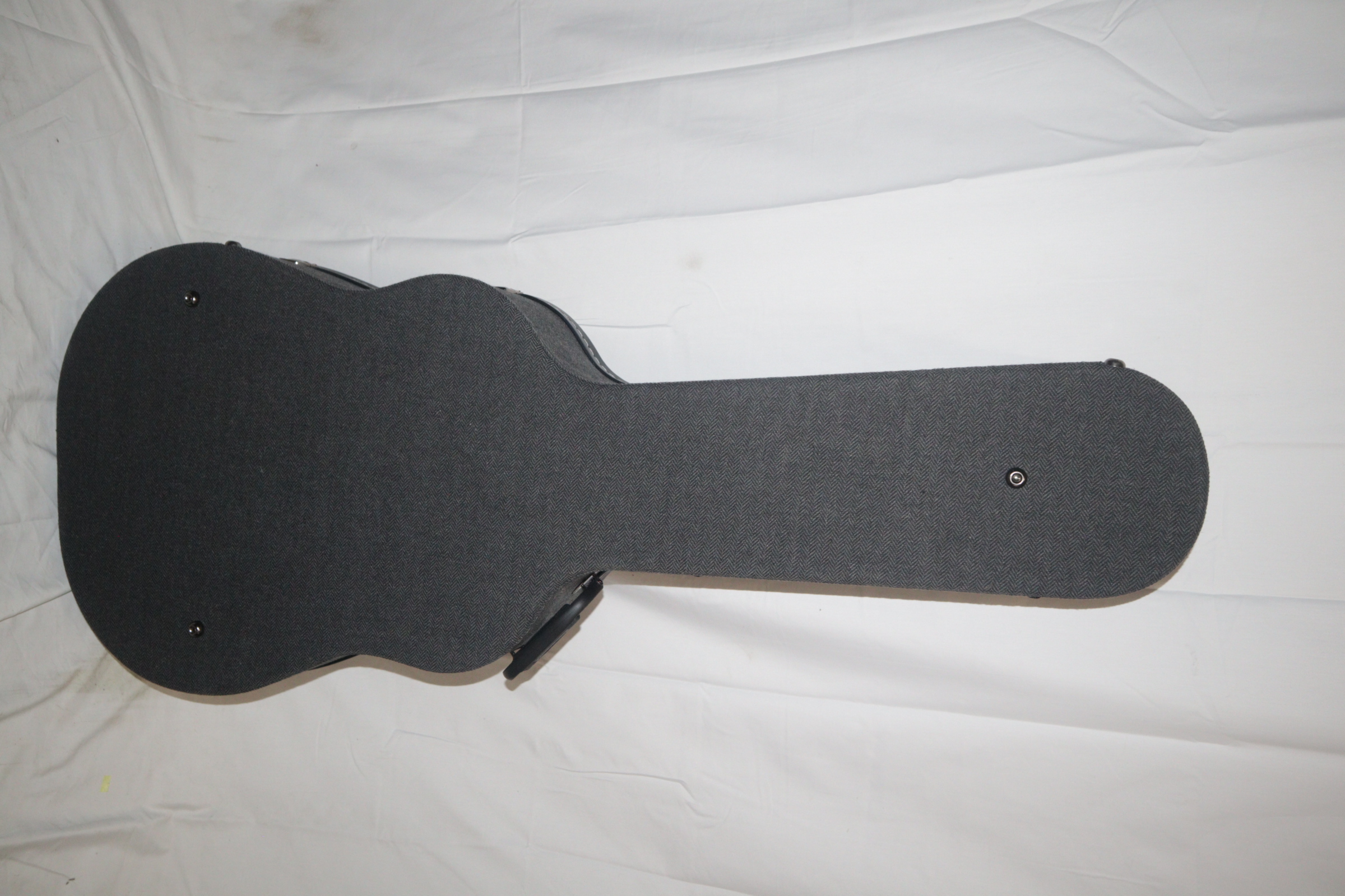 Road Runner Hard Gray Herringbone Pattern Guitar Case Only