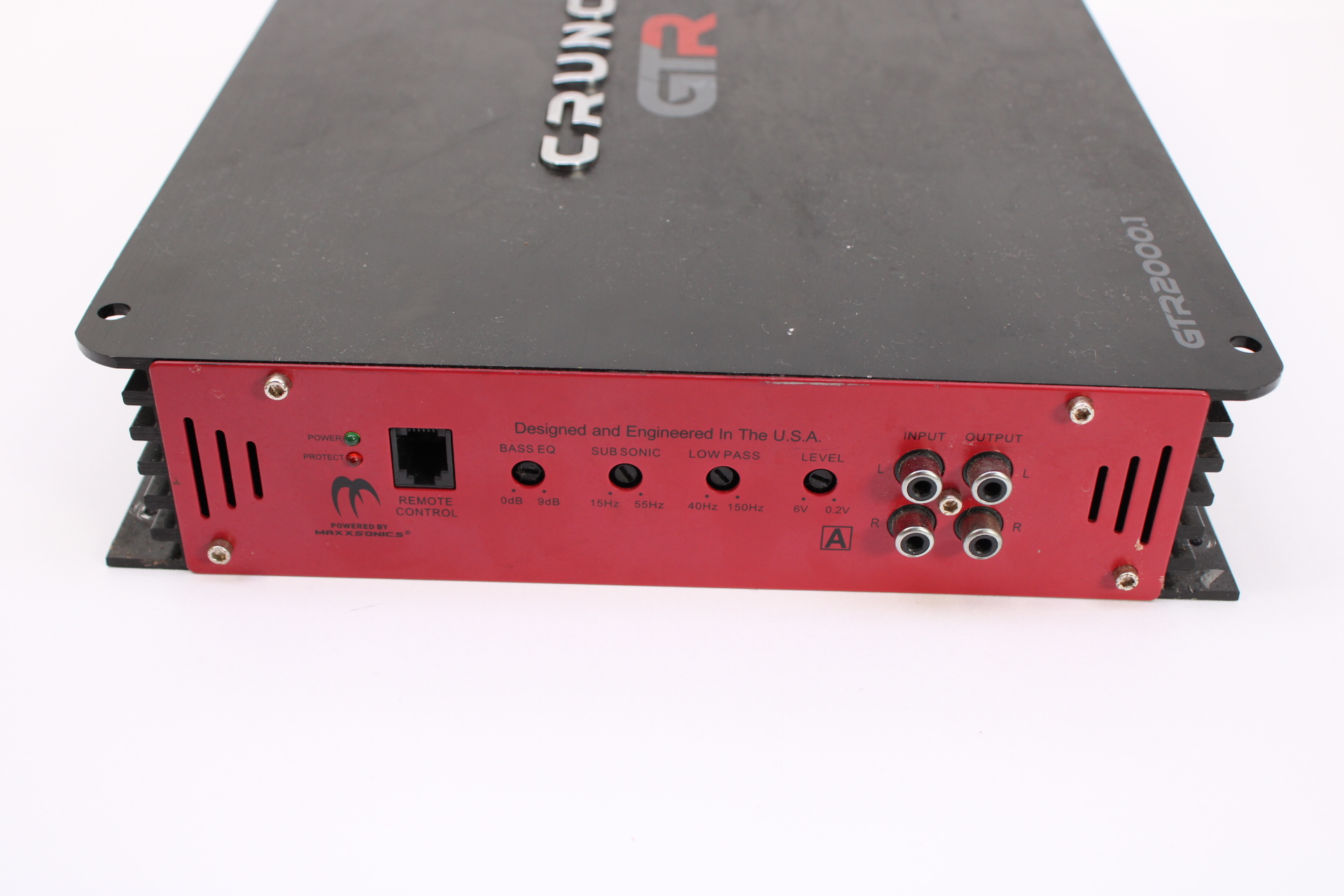 Crunch GTR2000.1 2000W Monoblock Class D Car Amplifier