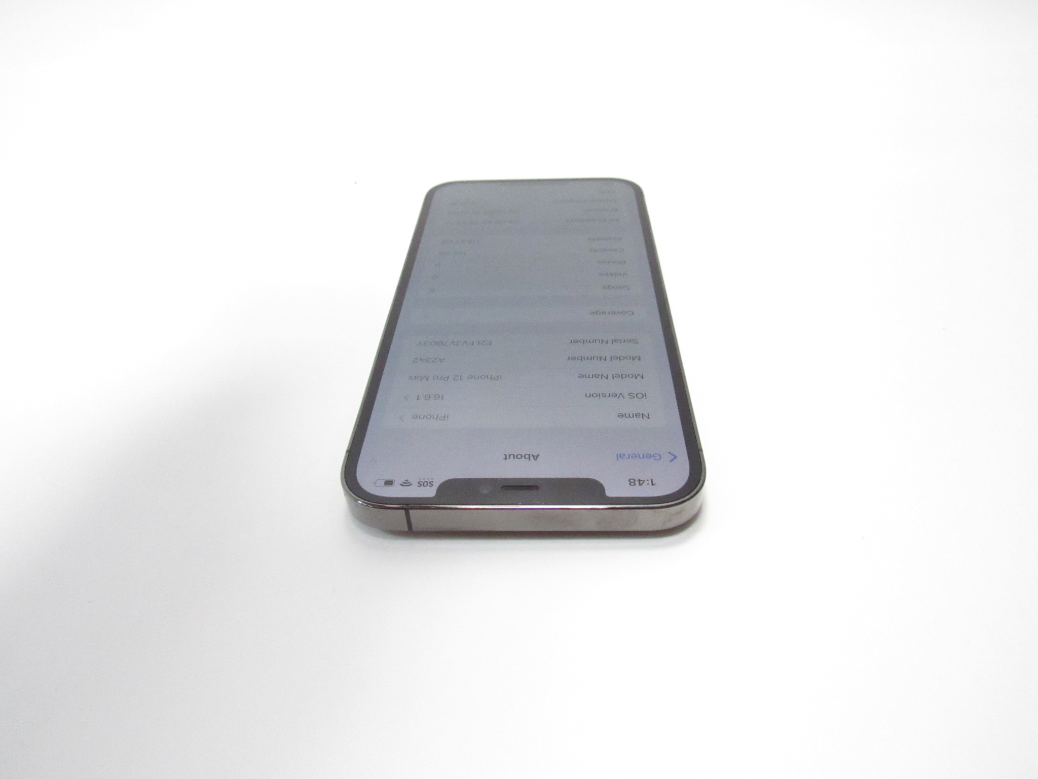 Apple iPhone 12 Pro Max MG9A3LL/A A2342 128GB Gray No SIM Restrictions