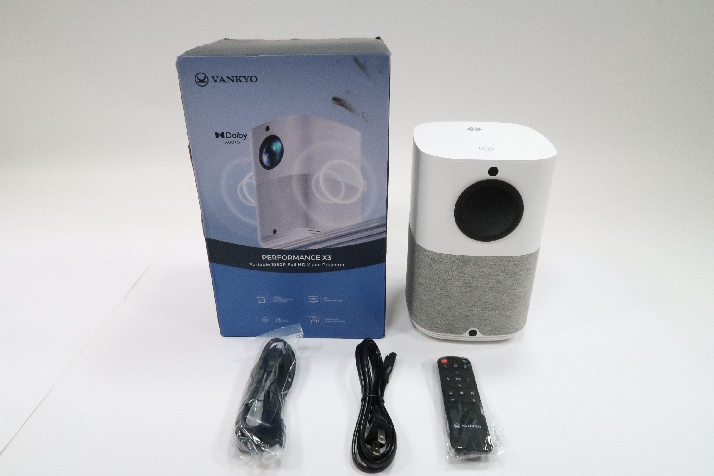 Vankyo X3 Wireless Native 1080P FHD Bluetooth Vertical Projector ...