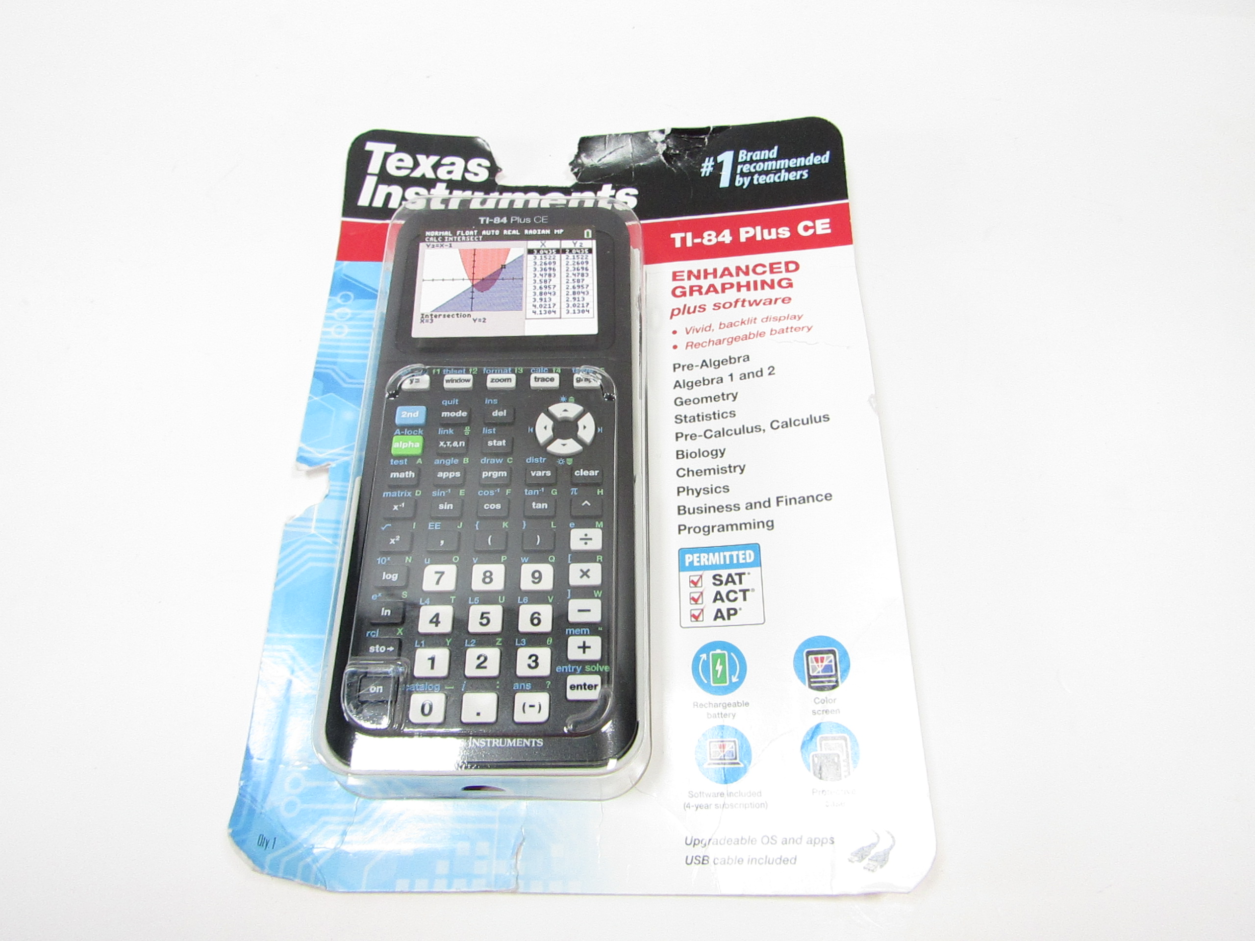 Texas Instruments TI-84 Plus CE Color Graphing Calculator 9155