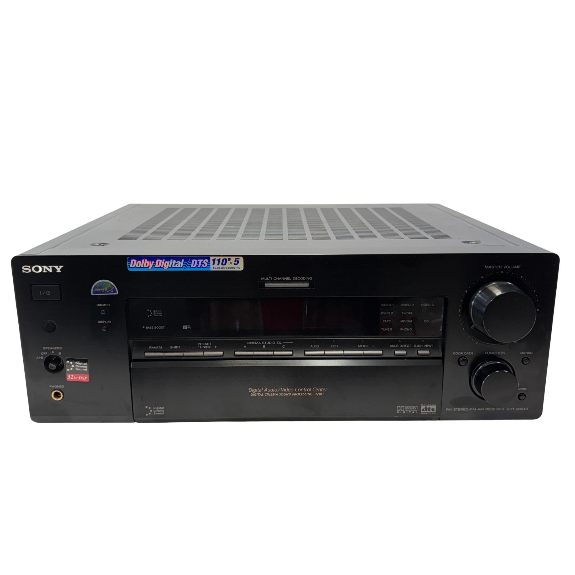 Sony STR-DB940 FM Stereo/FM-AM Receiver