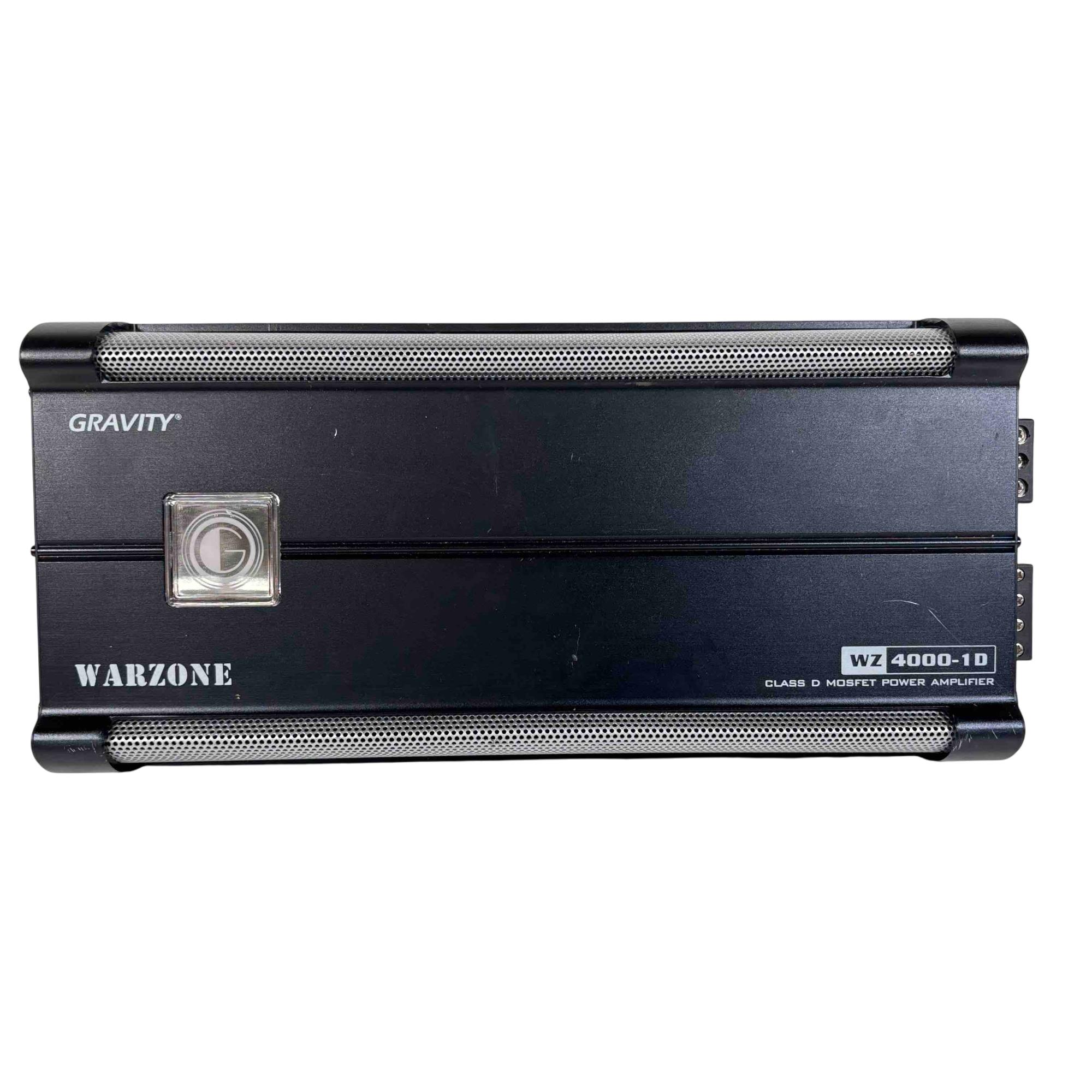 Gravity Warzone WZ4000-1D 4000W Class D Monoblock Car Amplifier