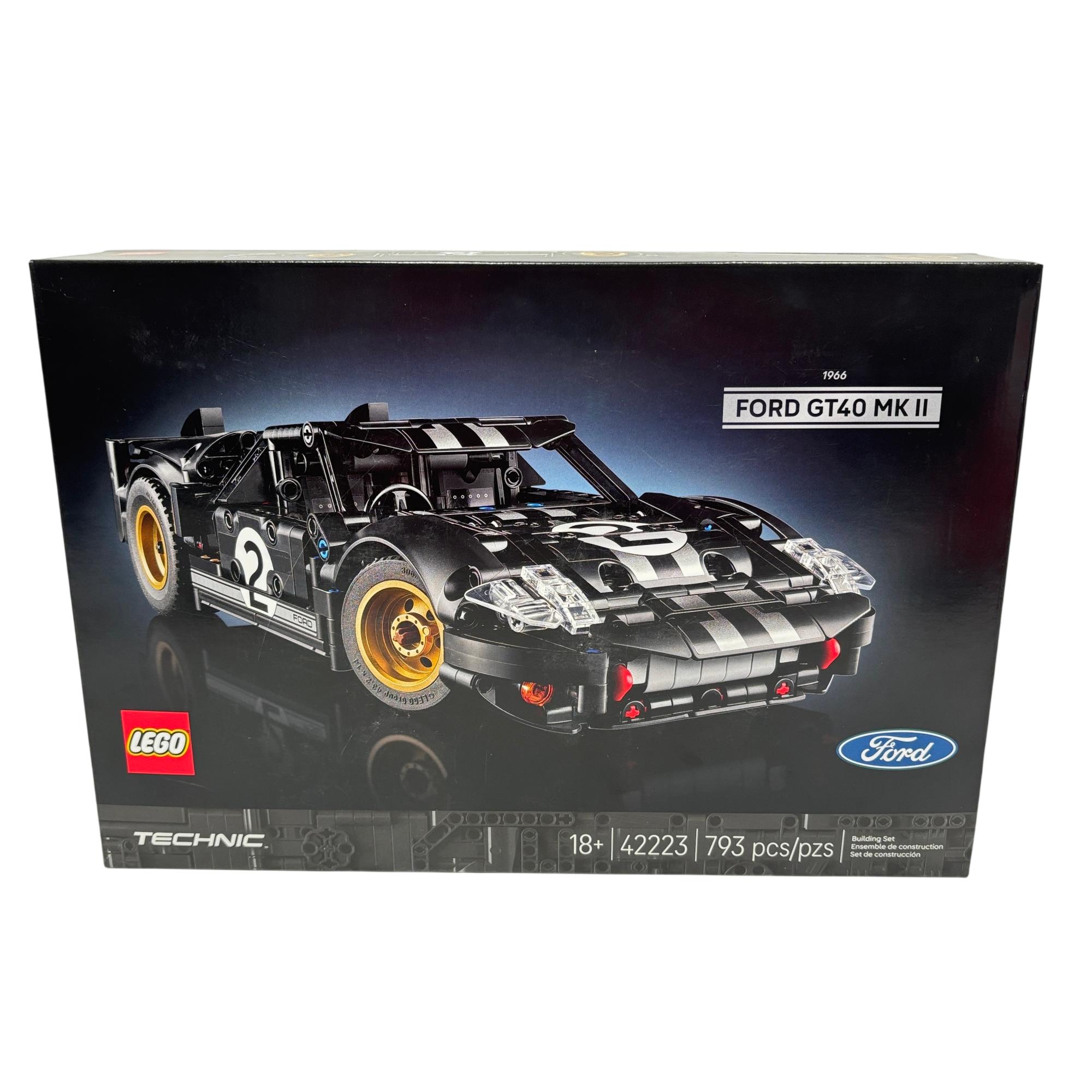 LEGO Technic 42223 1966 Ford GT40 MK II Race Car Building Set