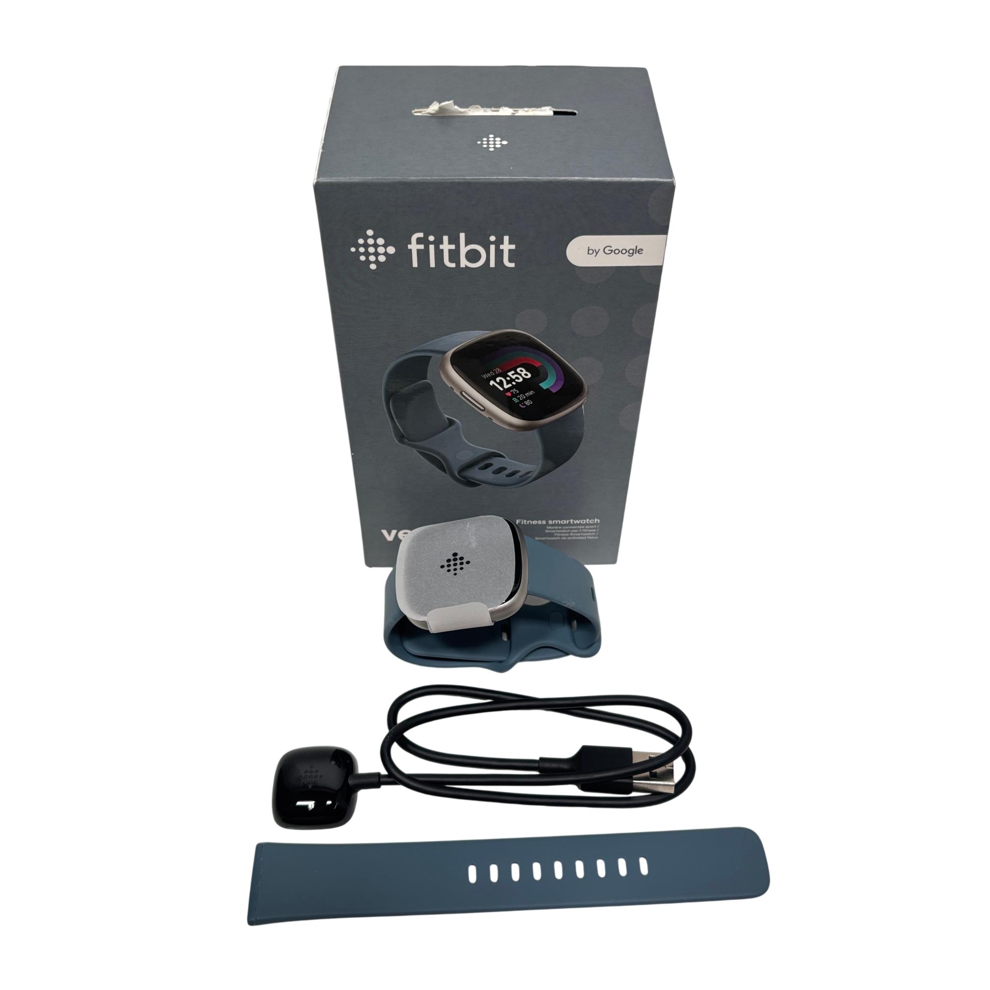 Fitbit Versa 4 FB523SRAG-US 40.5mm Aluminum Case Fitness Smartwatch