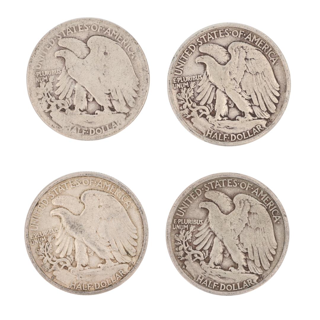 Multiple Years Walking Liberty, Franklin & Kennedy Silver Half Dollar ...
