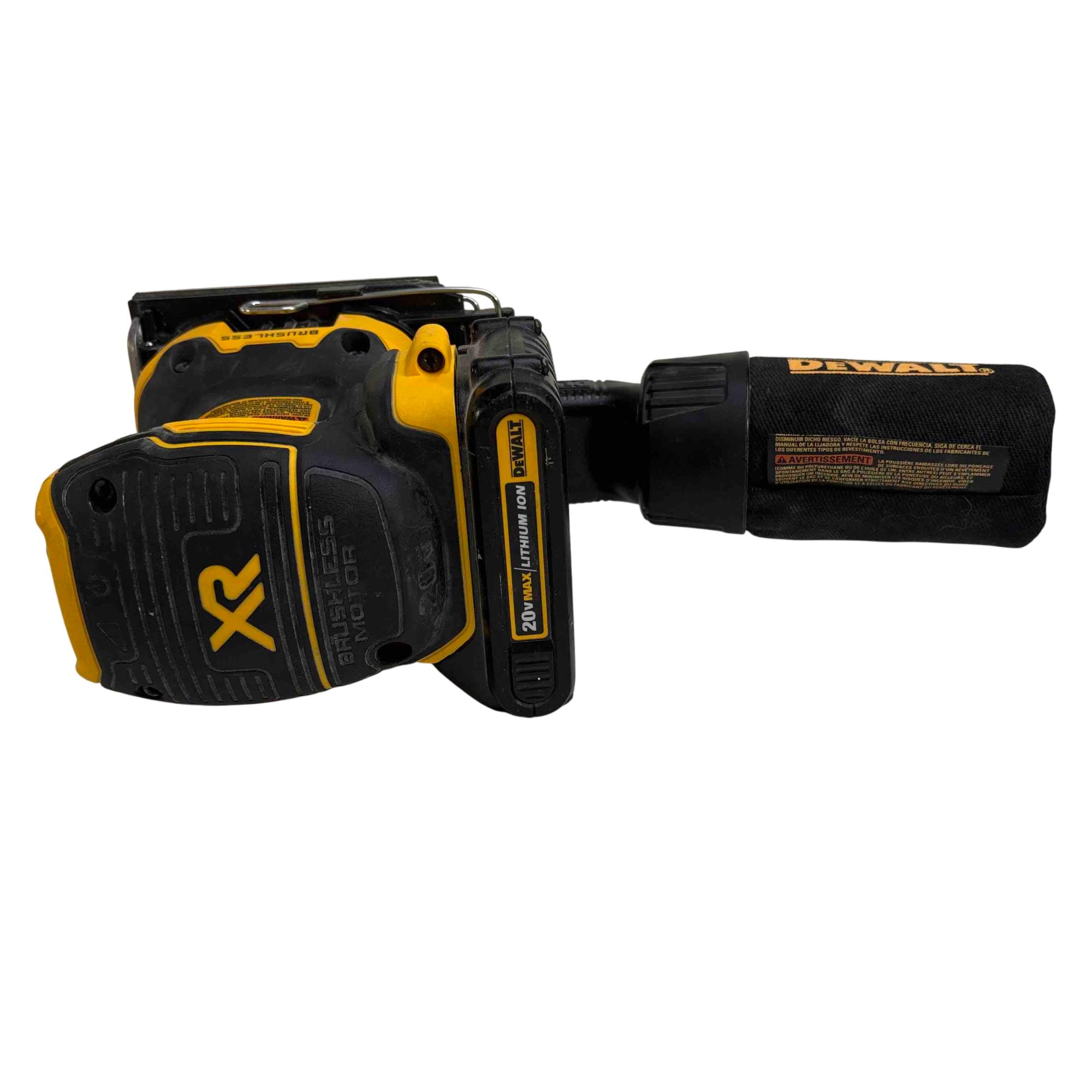 DEWALT DCW200 20-Volt MAX XR Cordless Brushless 1/4 Sheet Variable ...